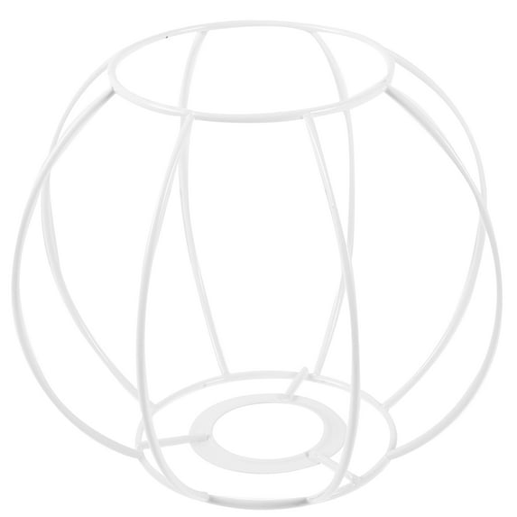 MLINS Metal Lamp Shade Frame Table Lampshades Light Cover Frames White ...