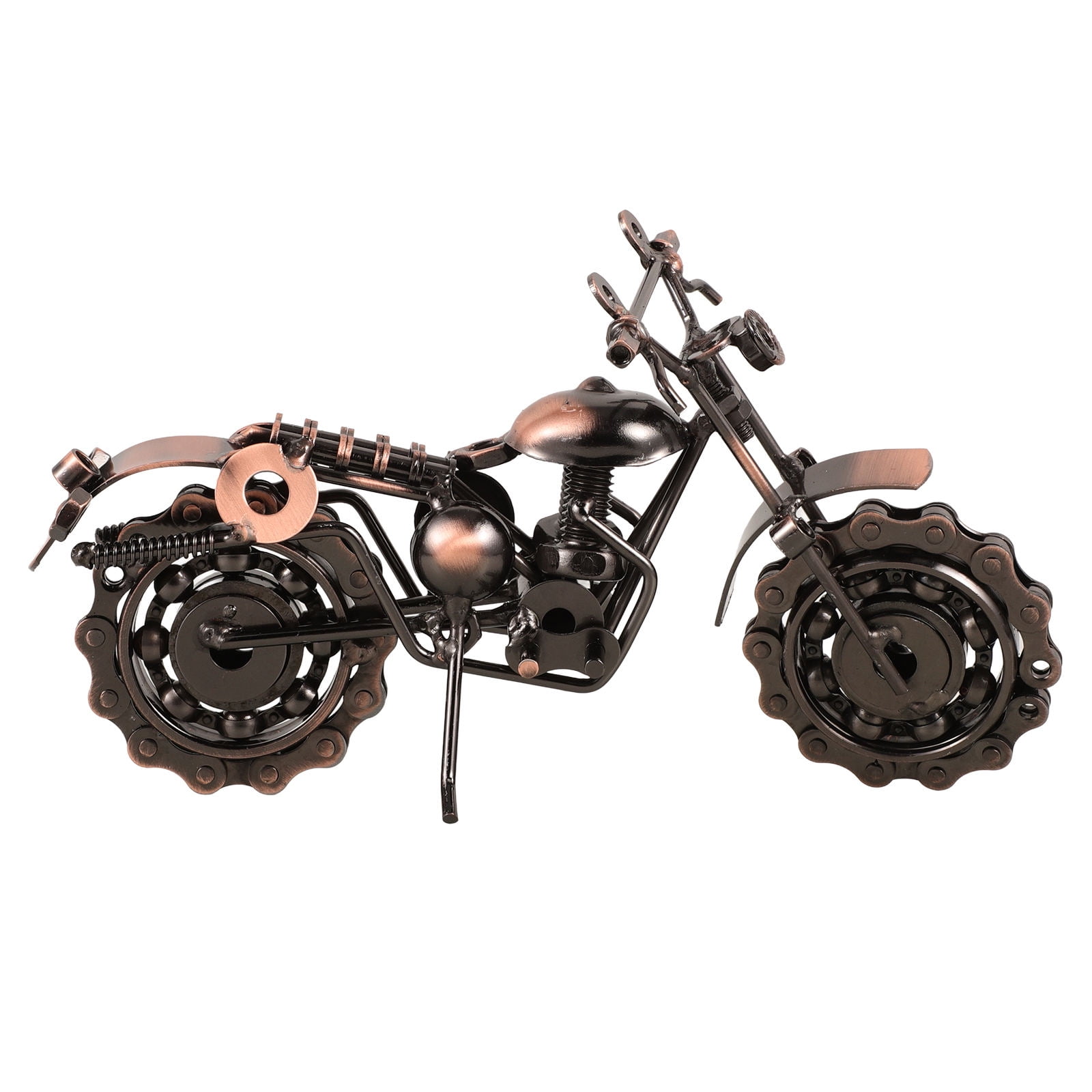 MLINS Metal Motorcycle Decoration Vintage Style Motorcycle Model Table ...