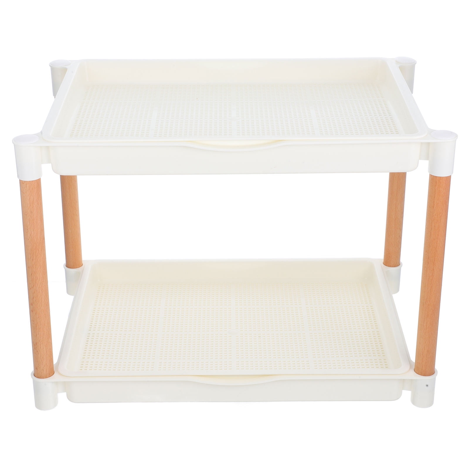 Double Layer Mesh Hole Tray for Sprouting Microgreens Soilless ...