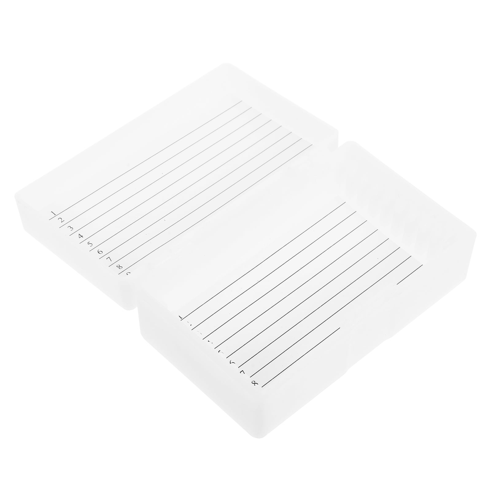 MLINS Microscope Slide Case Plastic Microscope Slide Storage Box ...