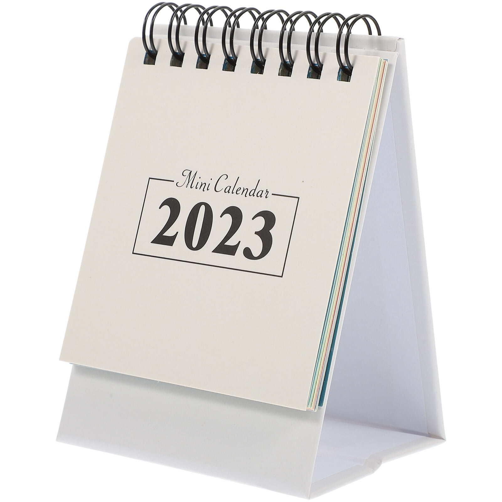 MLINS Mini Calendar Card Small 2023 Desk Simple Style Tabletop Office ...