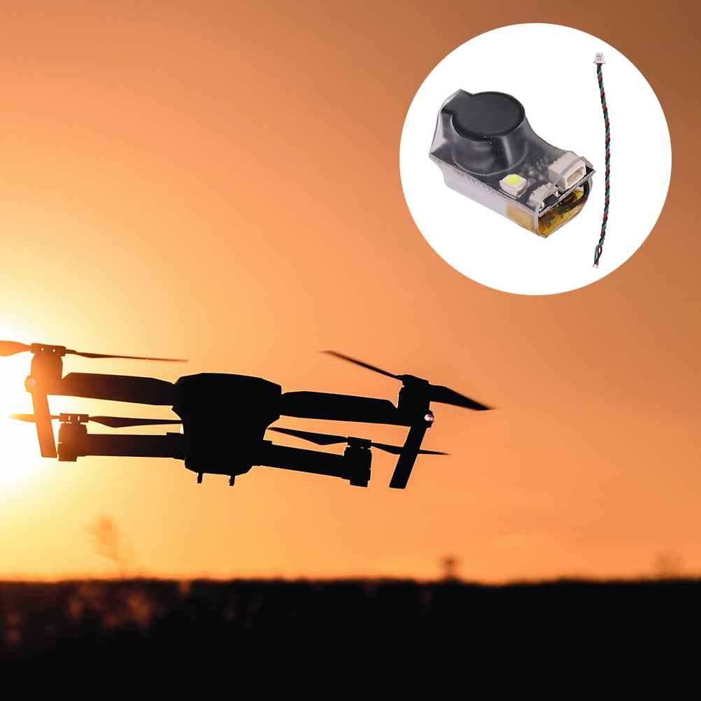 MLINS Mini Drone Alarm for UAV Black PVC Buzzer Practical Accessories ...
