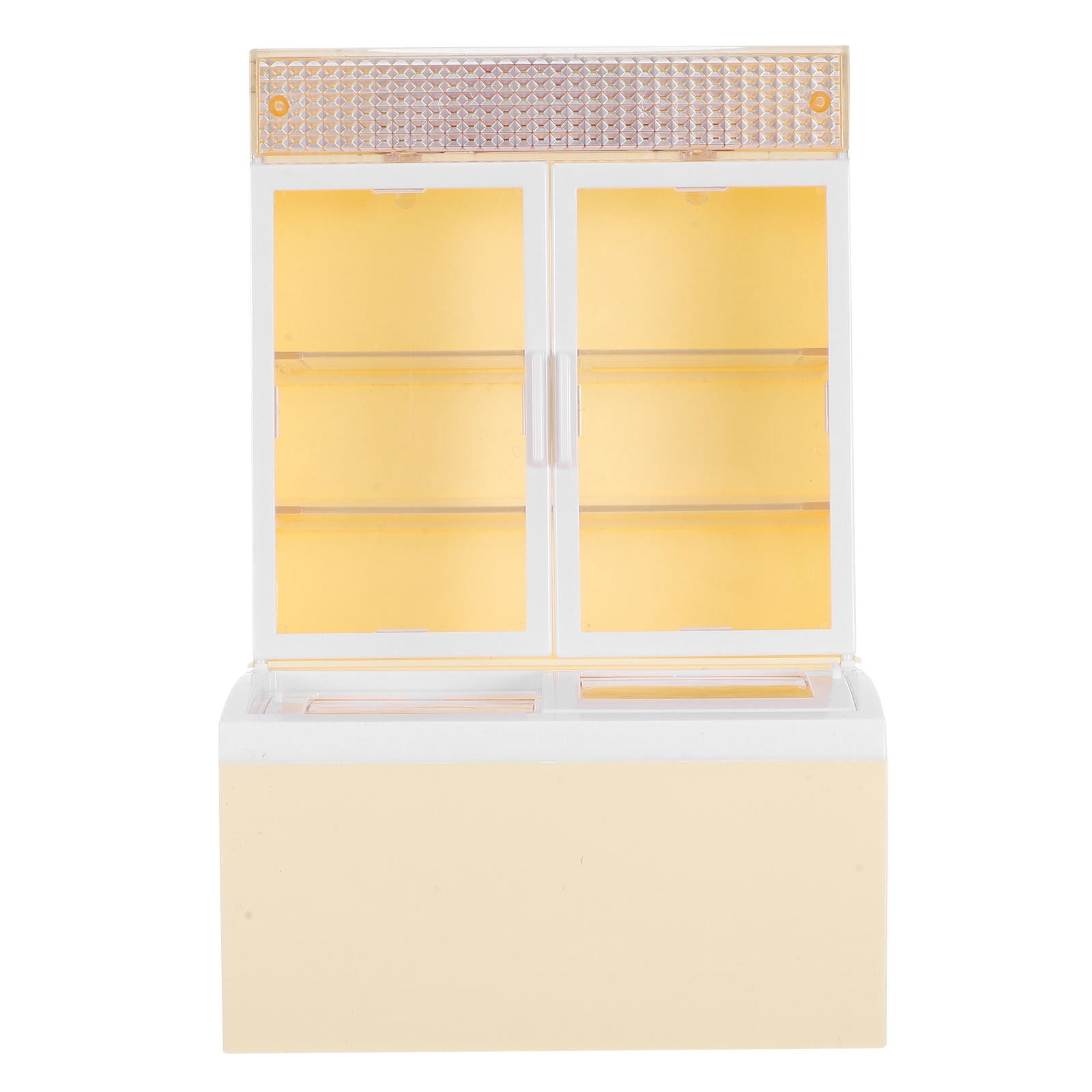 MLINS Mini Fridge Toy Simulation Ice Cream Cabinet Child - Walmart.com