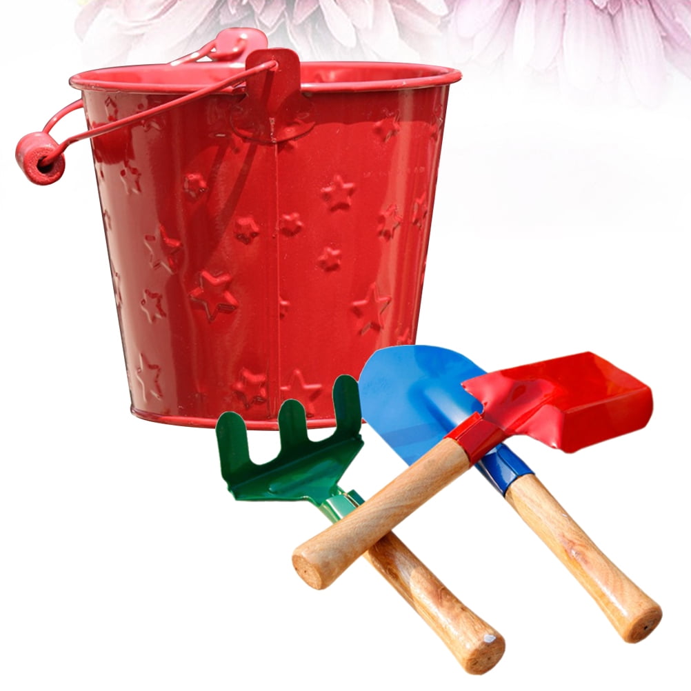 MLINS Mini Garden Rake outside Toy Kids Gardening Shovel Outdoor Toys ...