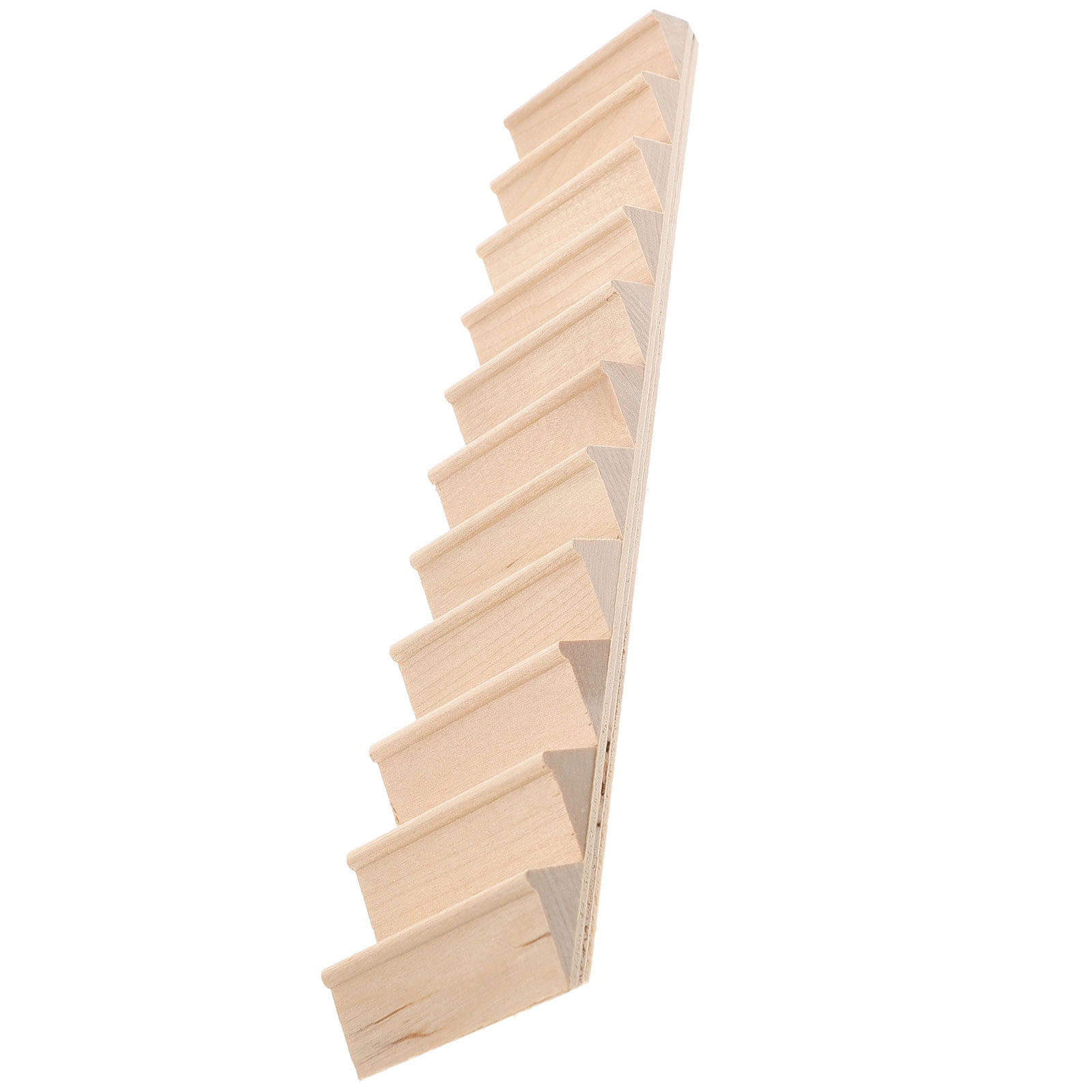 MLINS Mini House Furniture Wooden Stairs Doll Steps Dollhouse Kit ...
