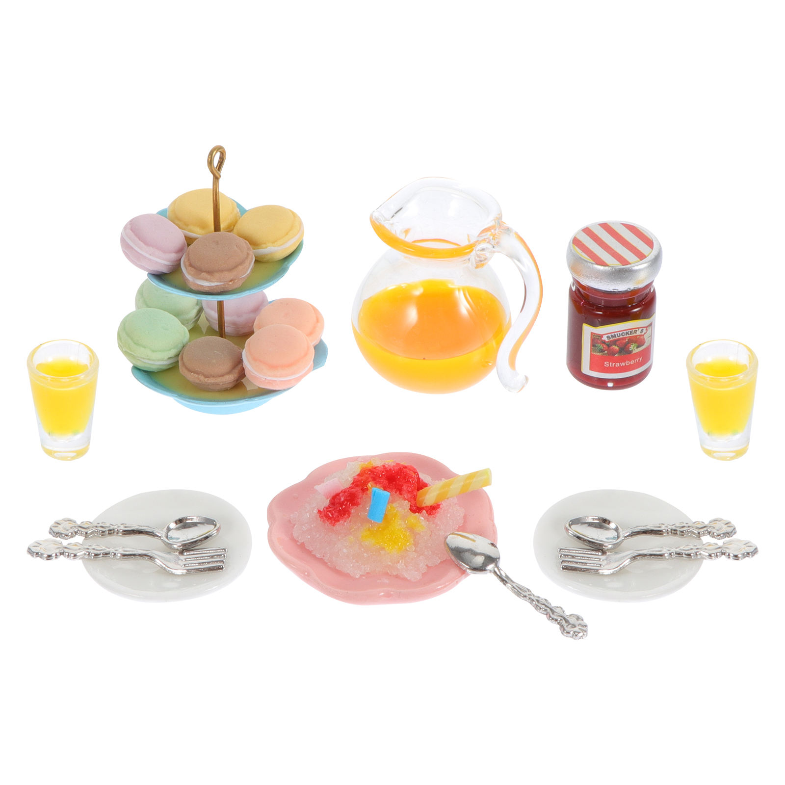 MLINS Mini House Models for Kids with Resin Material and Assorted Color ...