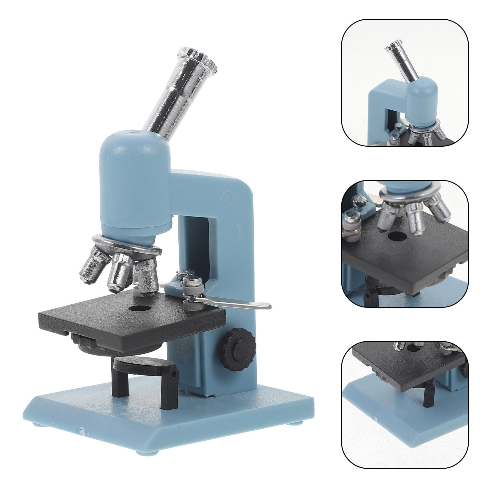 MLINS Mini House Ornament Fake Microscope Model Realistic Mini ...
