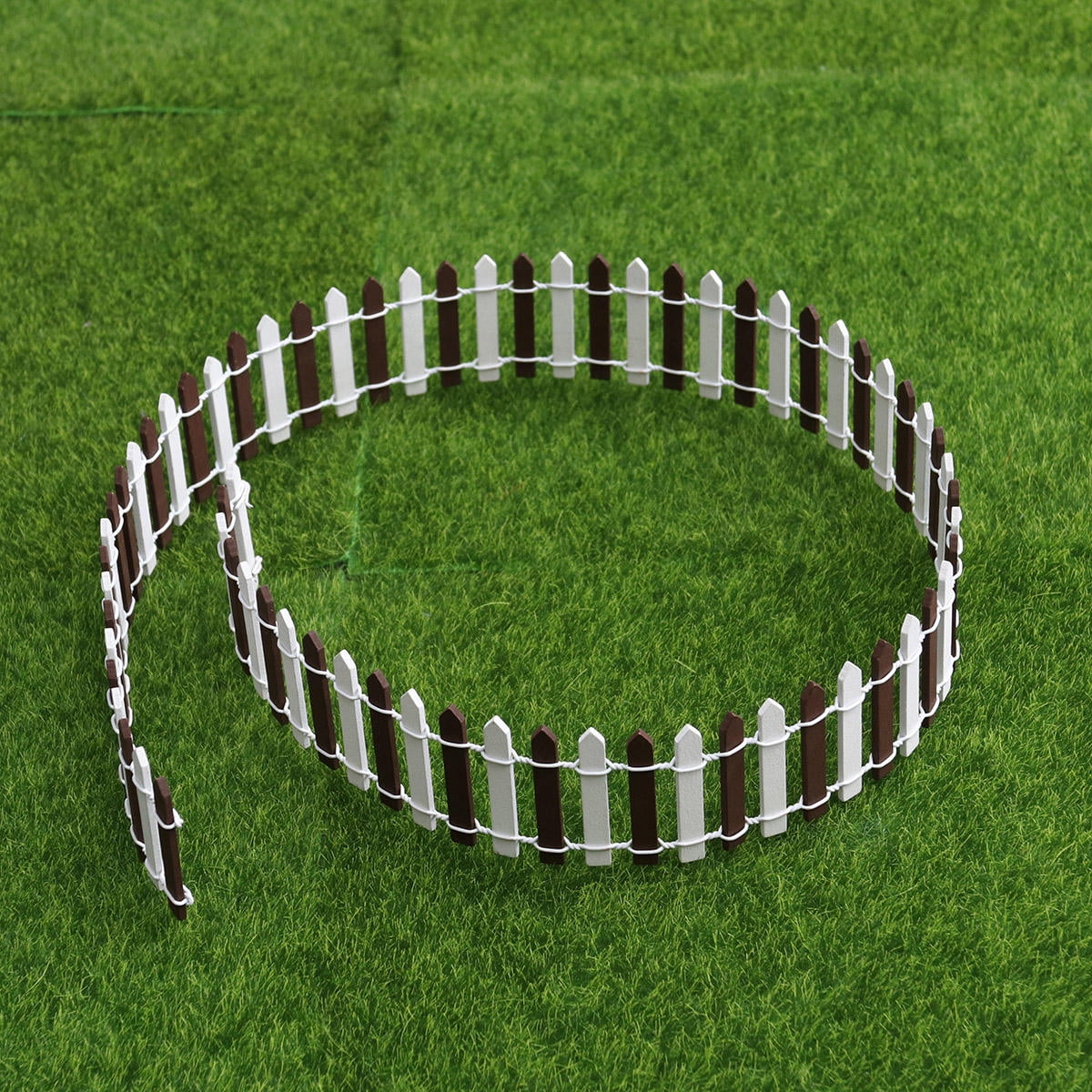 MLINS Mini Log Fence Micro Landscape Miniature Fairy Garden Decoration ...