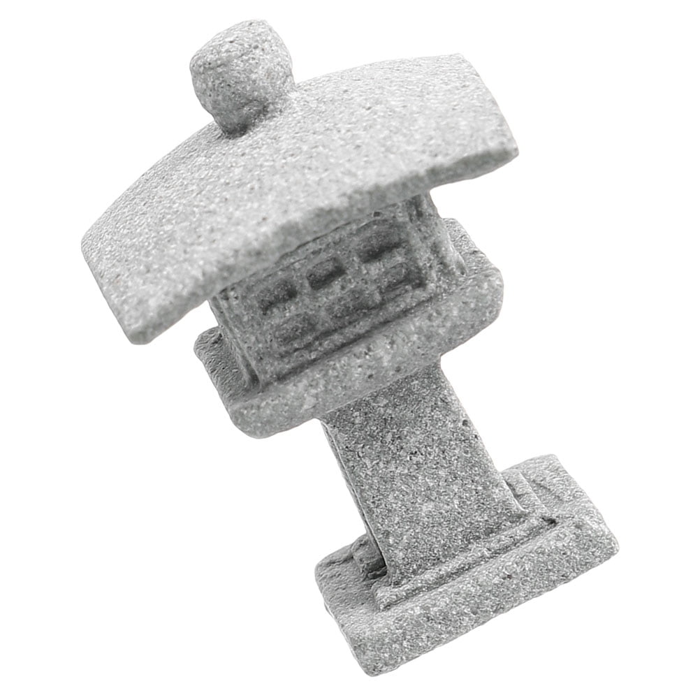 MLINS Mini Pagoda Statue Miniature Chinese Japanese Pavilion Sculpture ...