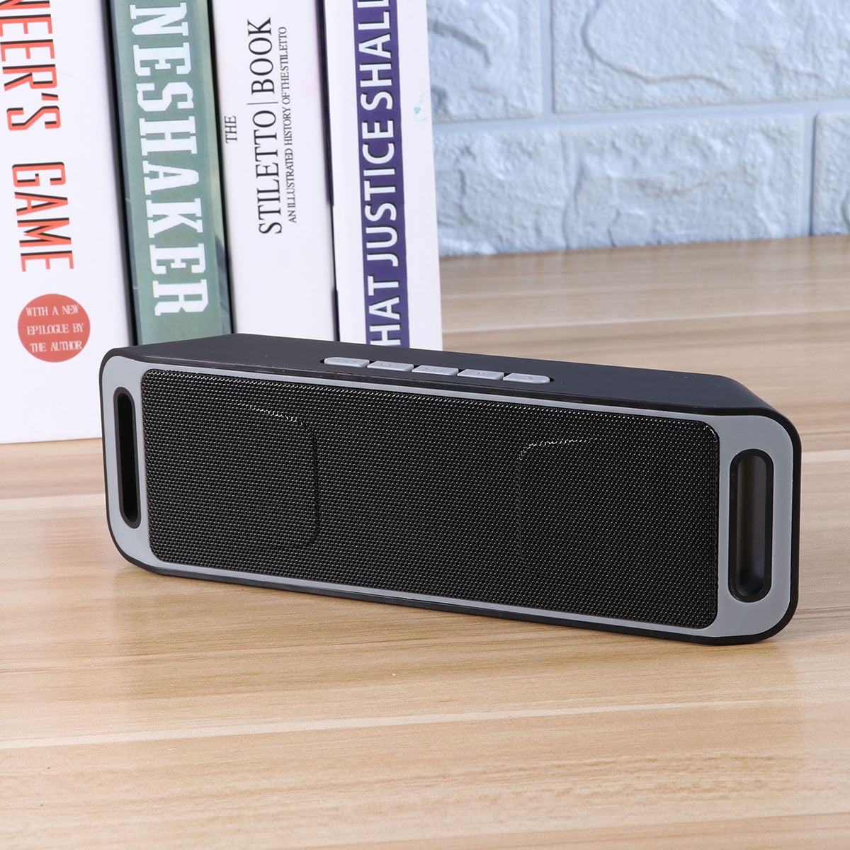 MLINS Mini Portable Wireless 4.0 Speaker Subwoofer USB Radio Stereo MP3 ...