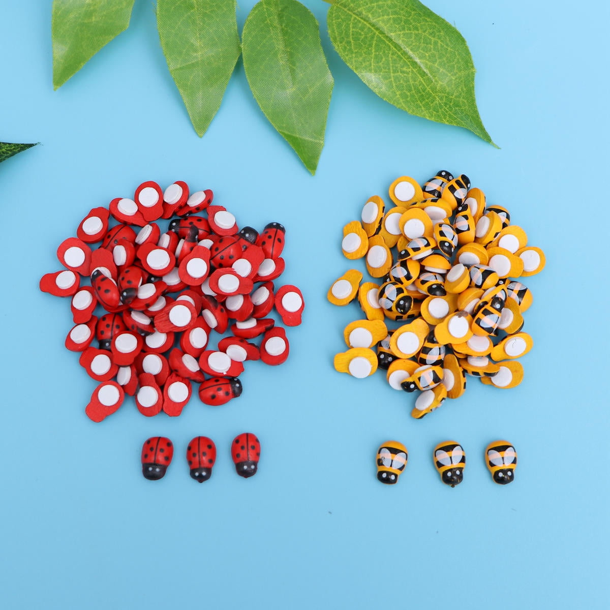 MLINS Mini Simulation Ladybugs Toy for Kids Playing with Assorted Color ...