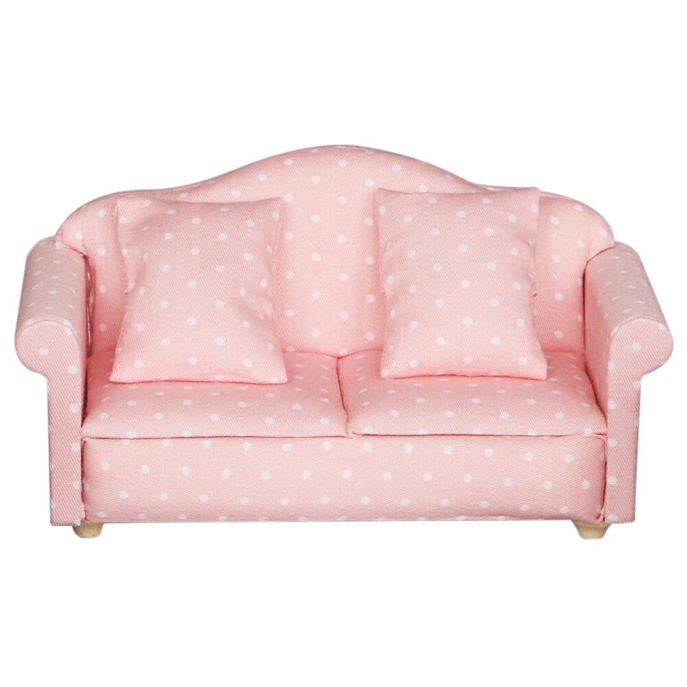 MLINS Mini Sofa Miniature House Accessories Playhouse Furniture Child ...