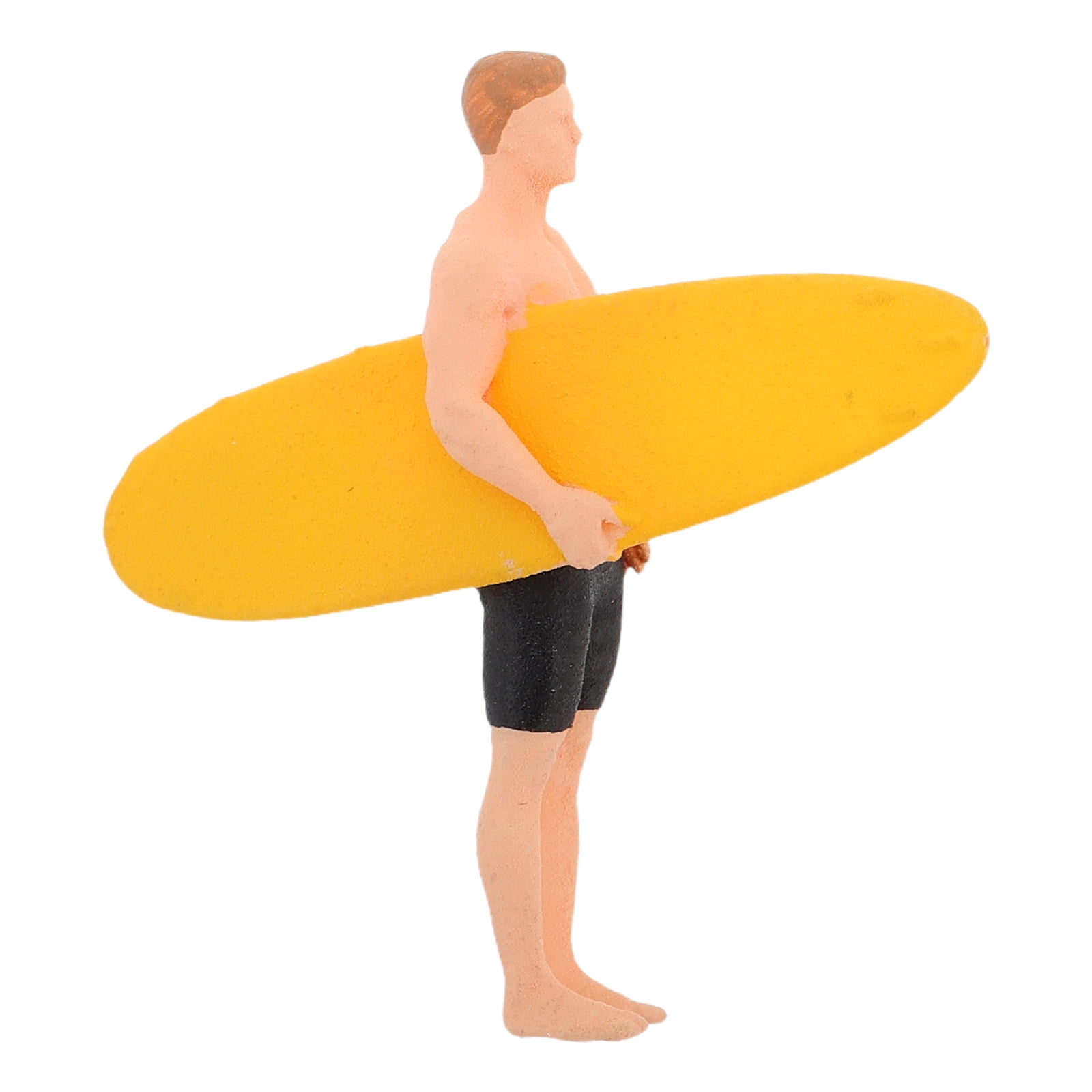 MLINS Mini Surfing Boy Figurine Miniature 1:64 Surfing Men Figure Doll ...