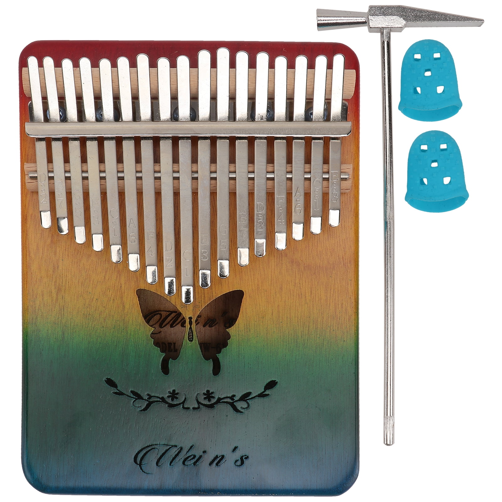 MLINS Mini Thumb Piano Kalimba for Beginners Keyboard Instrument Baby ...
