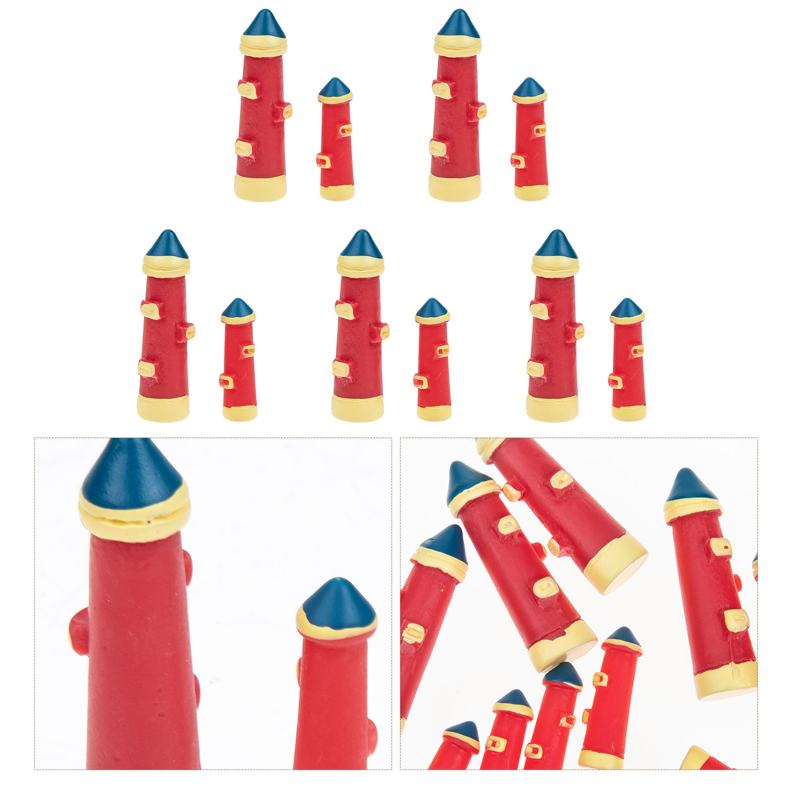 MLINS Miniature Beacon Model for Decoration Creative Resin Lighthouse ...