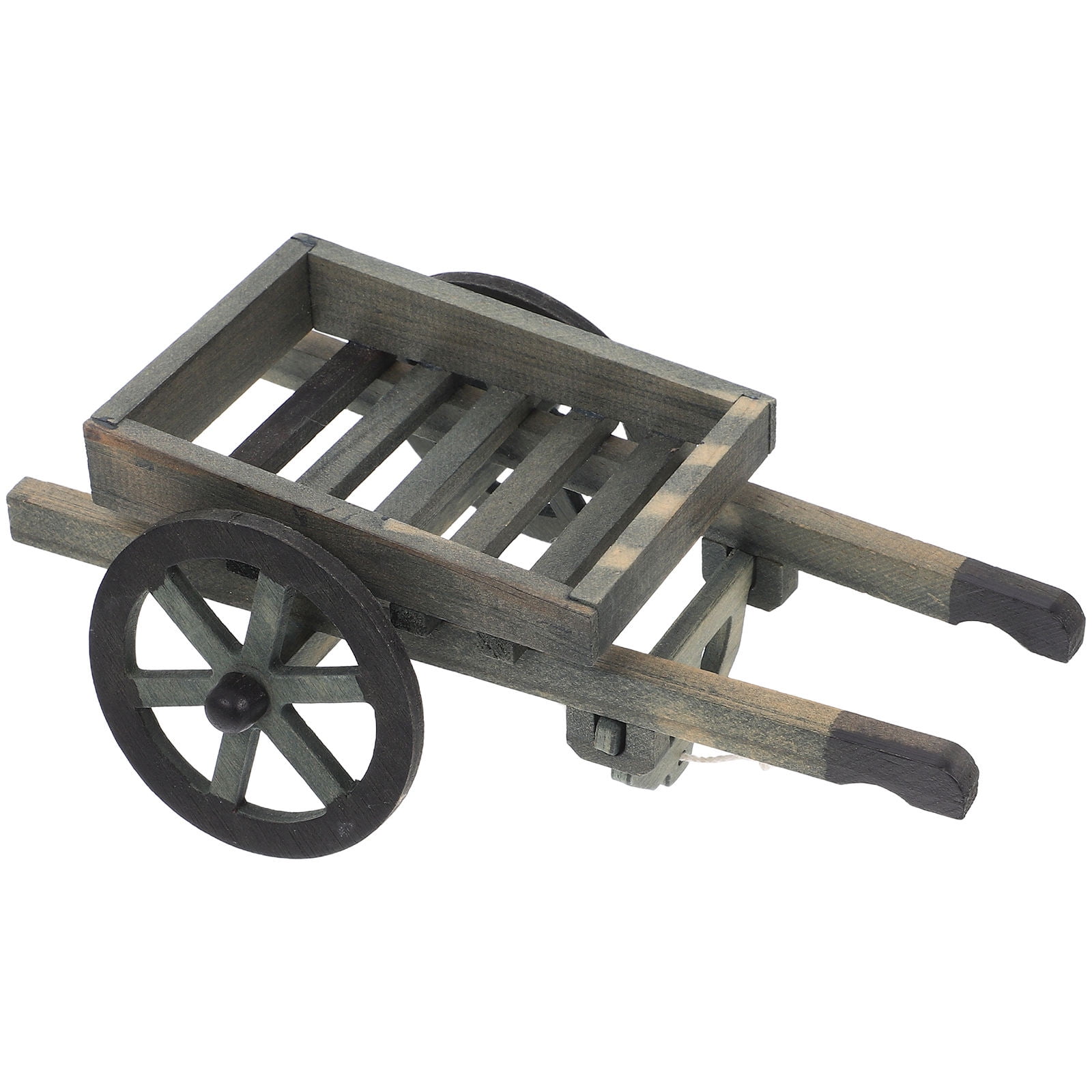 MLINS Miniature Cart Dollhouse Miniature Cart Miniature Garden Cart ...