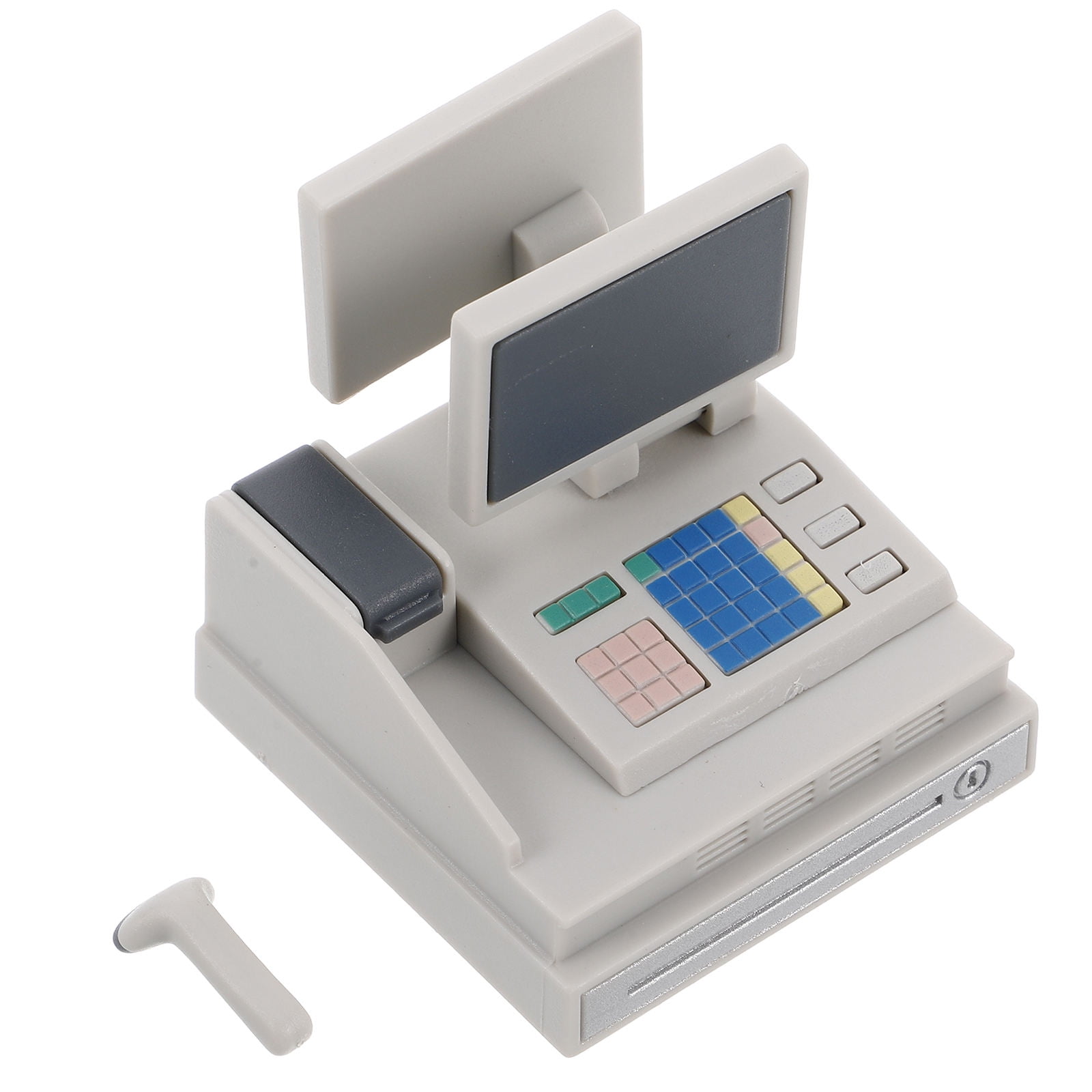 MLINS Miniature Cash Register Doll House Mini Cash Register POS Machine ...