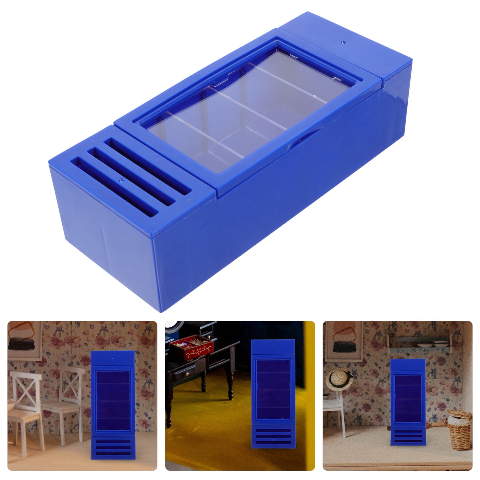 MLINS Miniature Doll House Freezer Refrigerator Mini Fridge Toy Doll ...