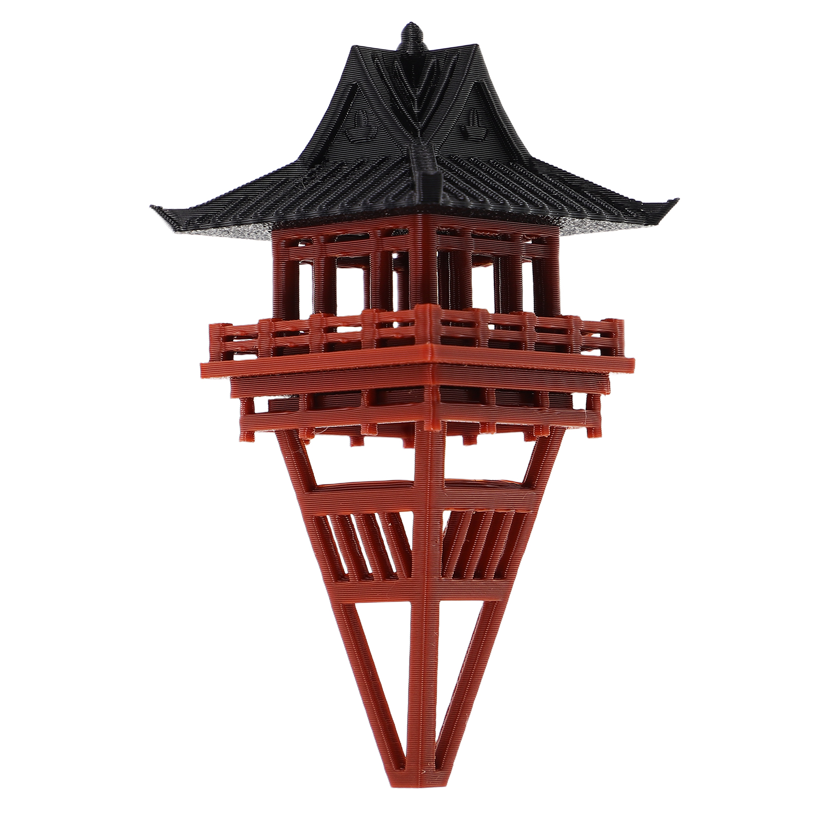 MLINS Miniature Pagoda Statue Asian Pavilion Figurine Ancient ...