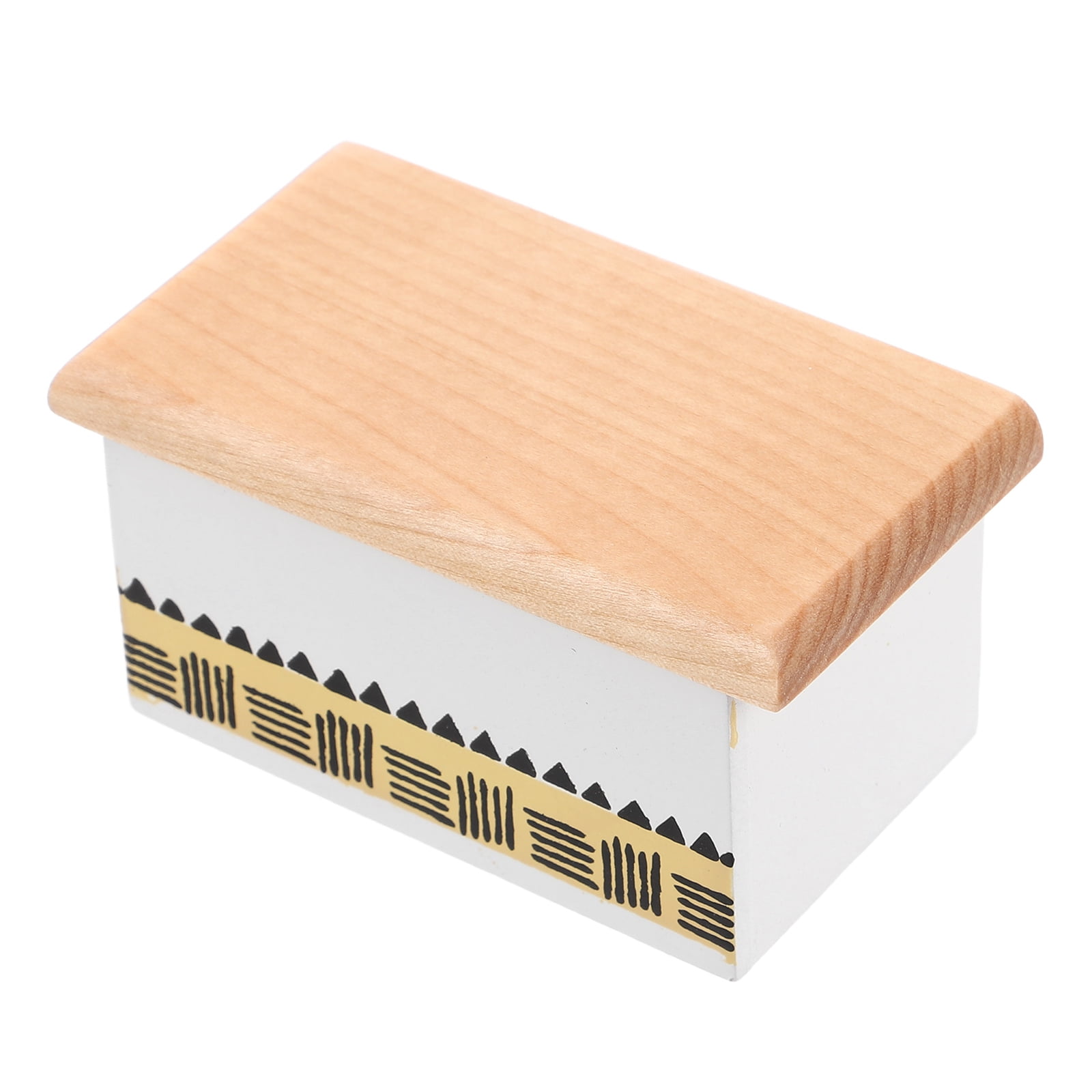 KONTONTY Wooden Miniature Decorative Box with Detailed Accessories for ...