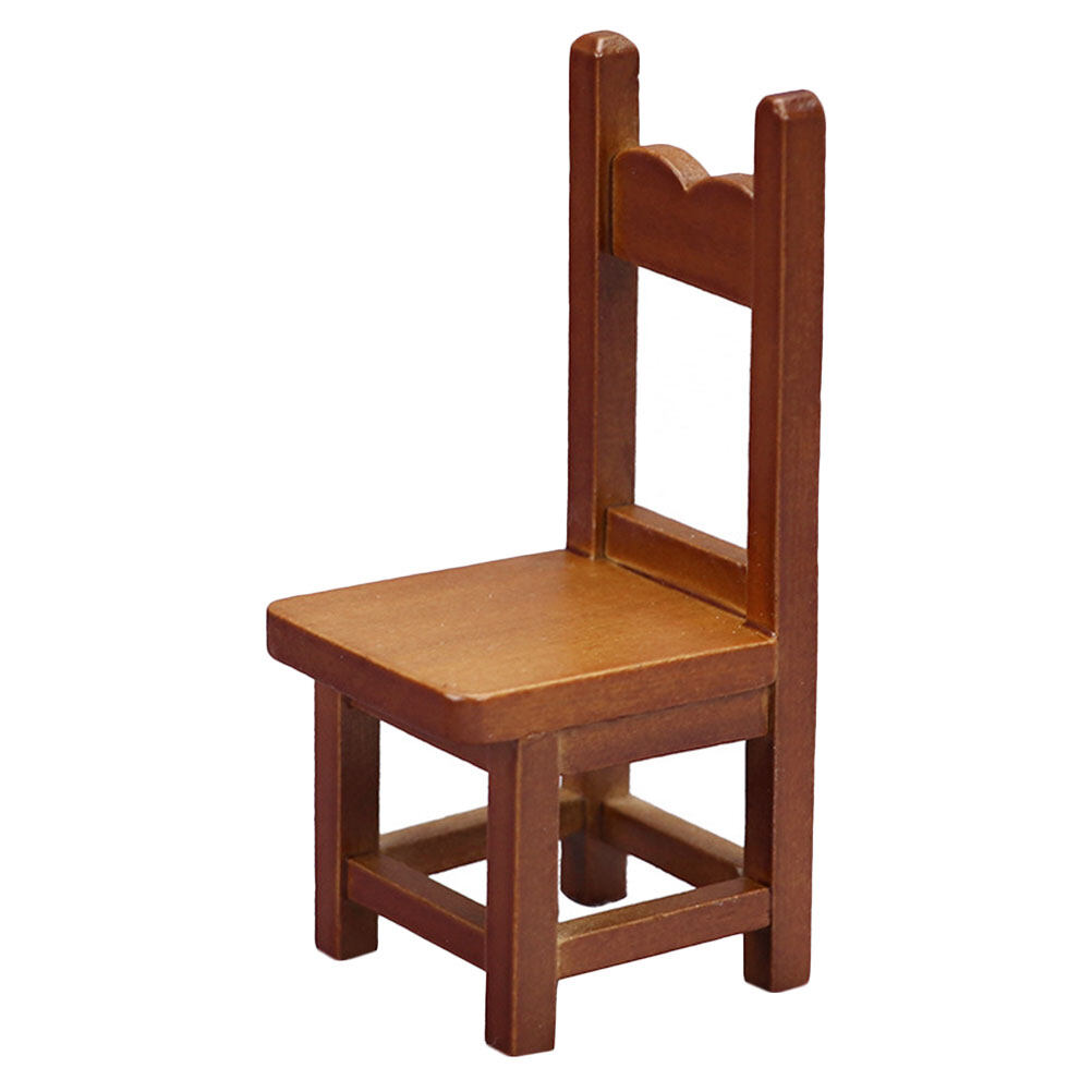 MLINS Miniature Wooden Chair Kids Mini House Wooden Chair Mini House ...