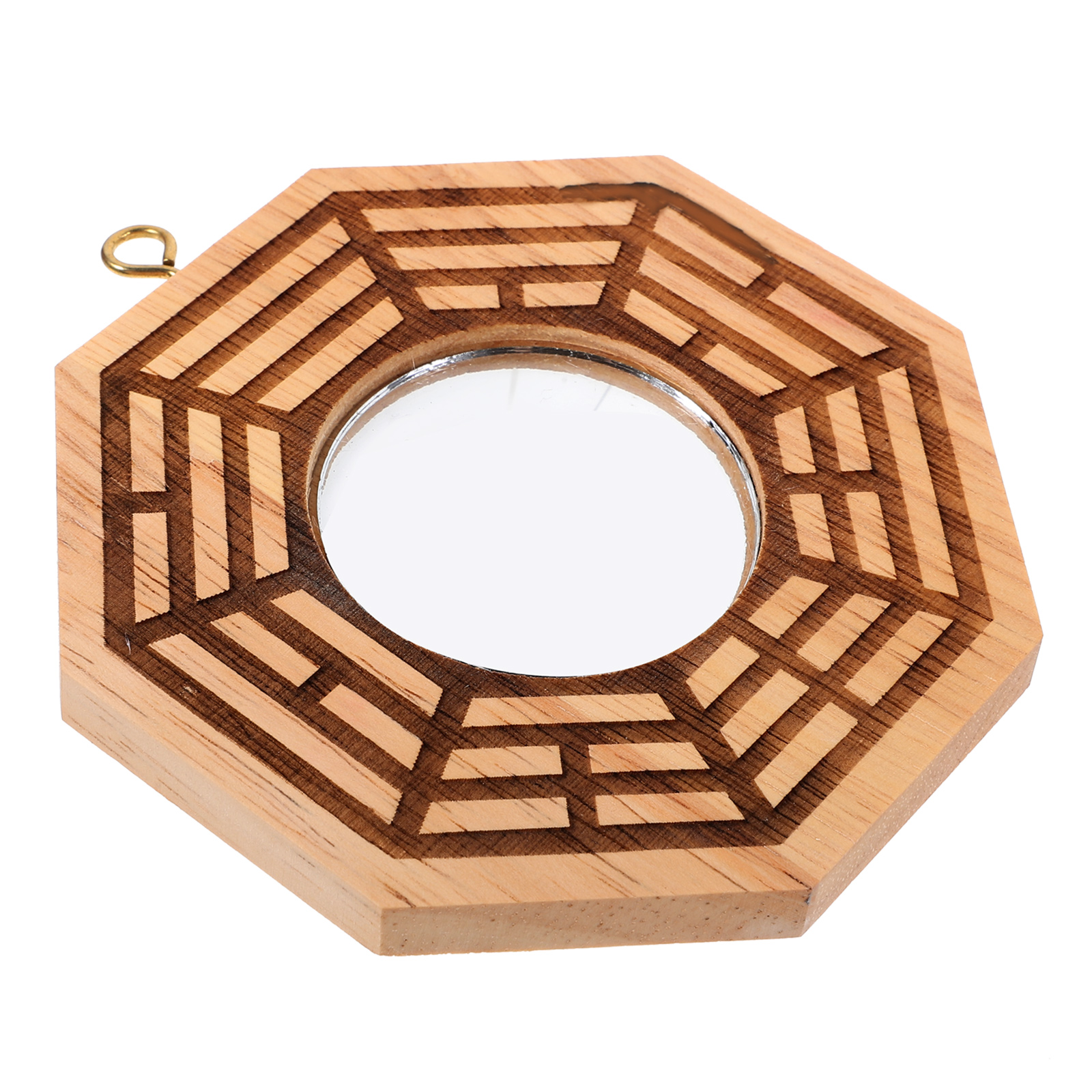 MLINS Mirror Ornament Chinese Style Unique Eight Diagrams Mirror Temple ...