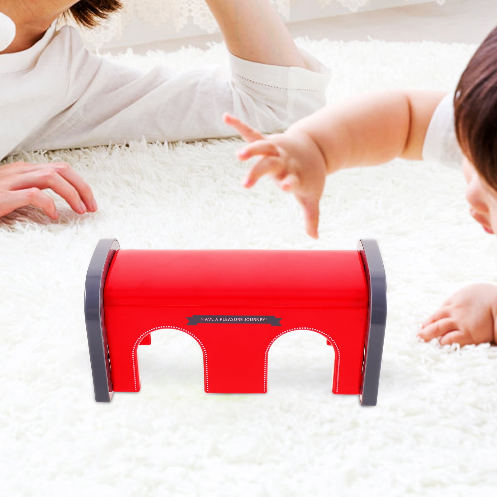 GAXIRE Train Toy Tunnel For Kids Red Plastic 1Pack 6.9X3.3X3.1In ...