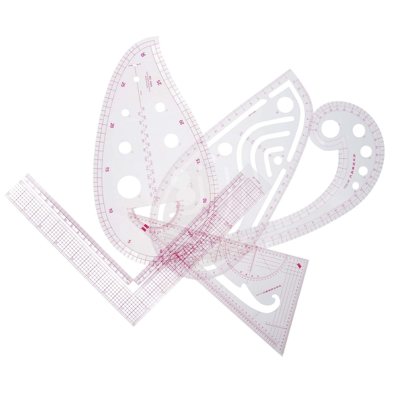 MLINS Modified Headlights LED Driving Spotlight Clothing Ruler Set ...