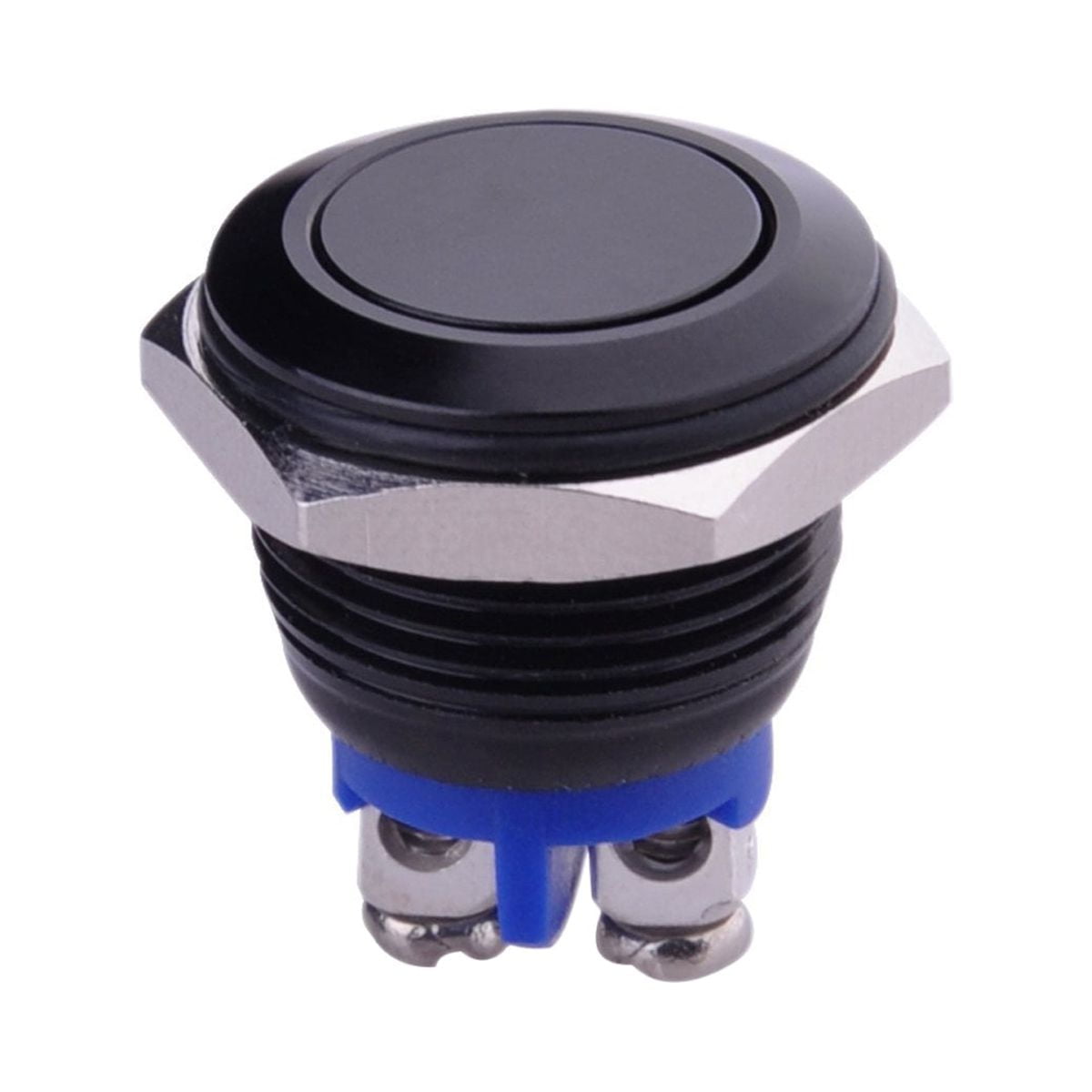 MLINS Momentary Push Button Heavy Duty Pushbutton Automotive Black ...