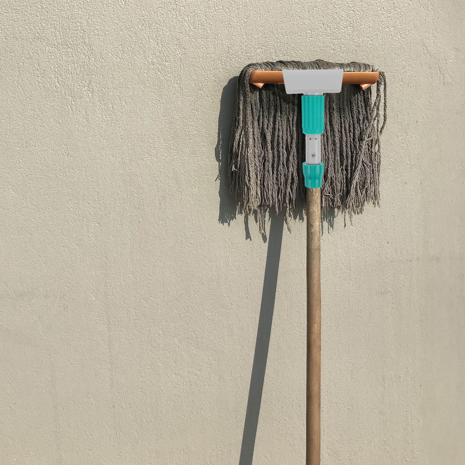 MLINS Mop Handle Commercial Heavy Duty Industrial Mop Stick With Jaw ...