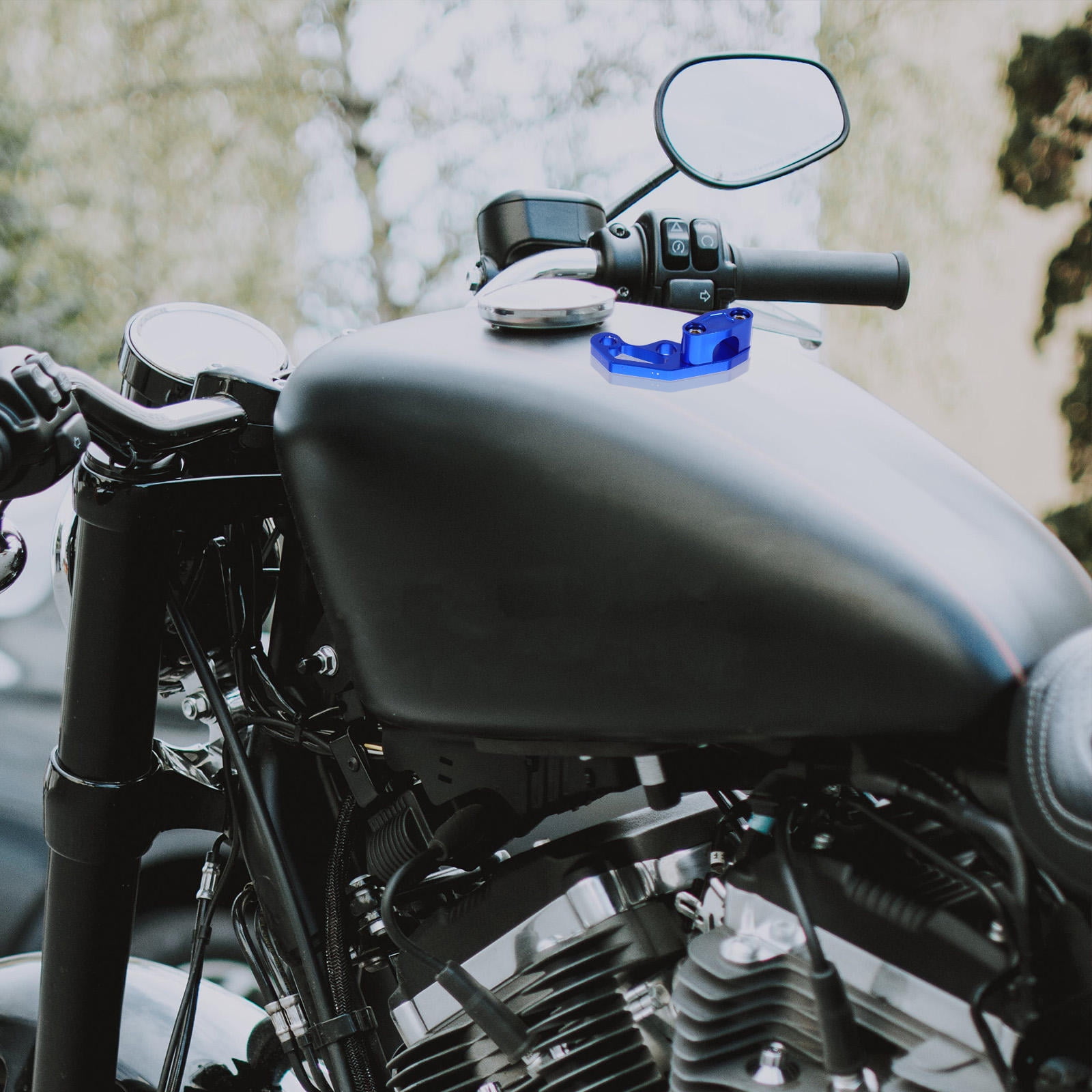 MLINS Motorcycle Brake Hose Clamp Cnc Modified Single Hole Oil Tube ...