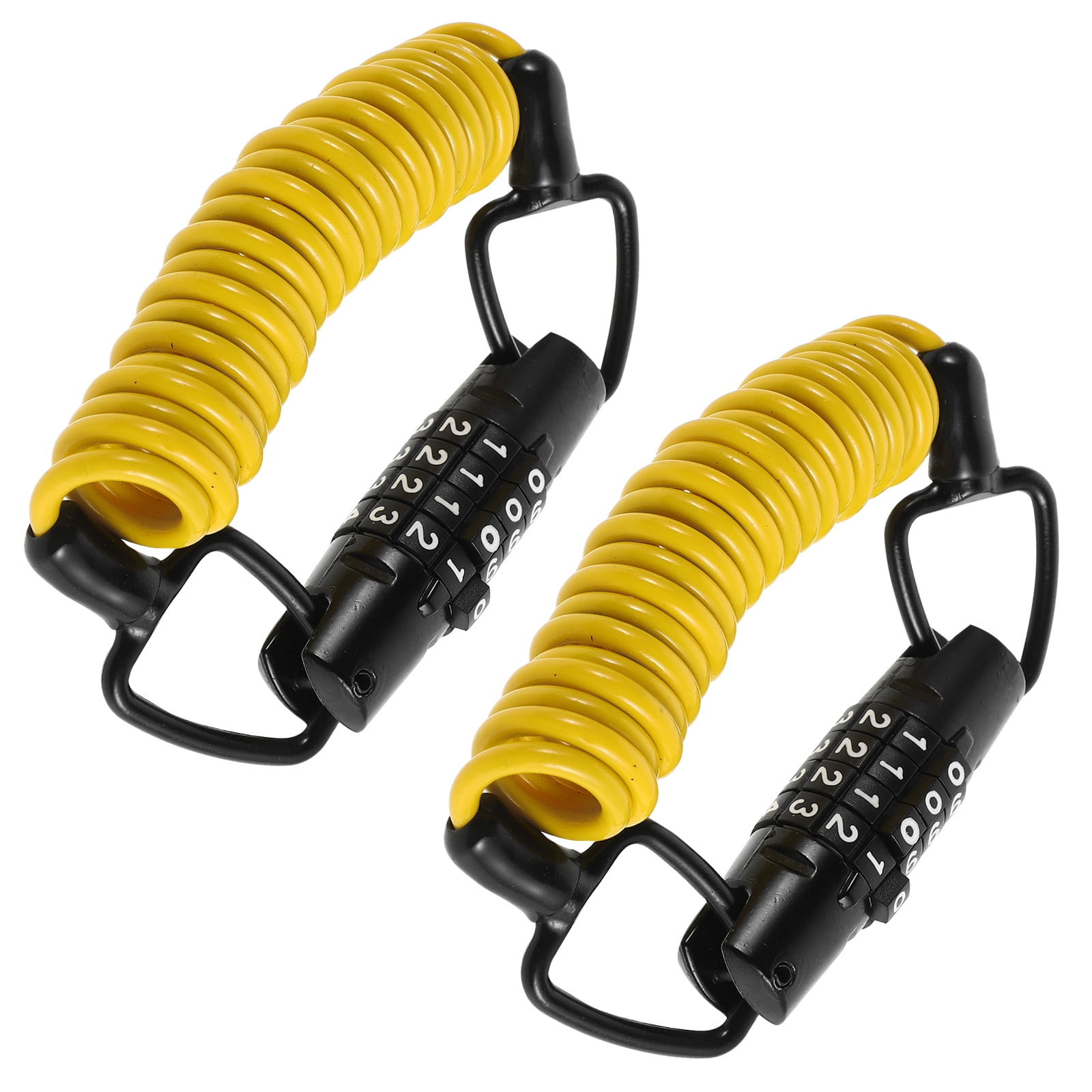 MLINS Motorcycle Helmet Lock and Cable Heavy Duty Universal Combination ...