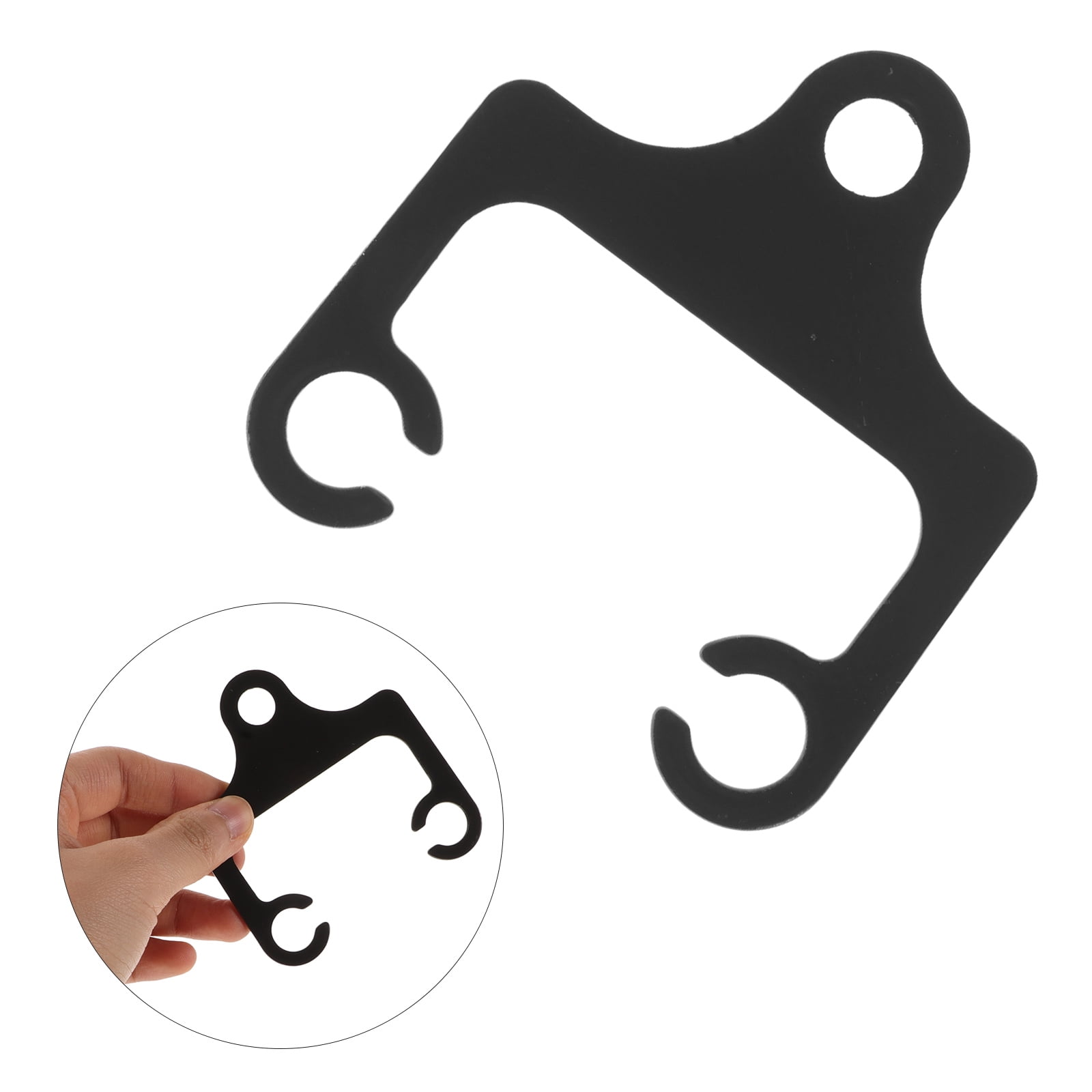 MLINS Motorcycle Tachometer Mount Bracket Black Speedometer Mount Metal ...