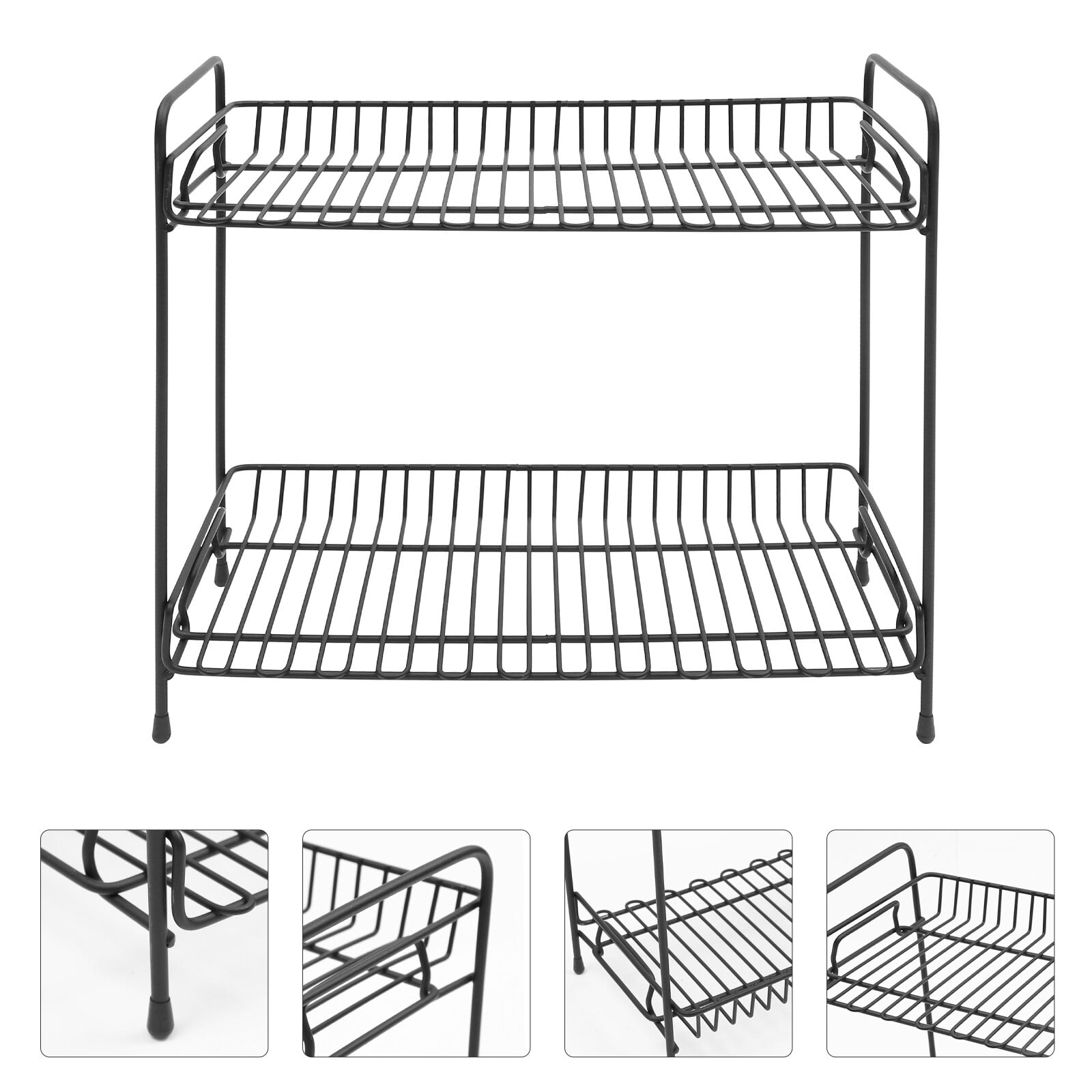 MLINS Mounted Kitchen Spice Rack Sauce Storage Textured Shelf - Walmart.com