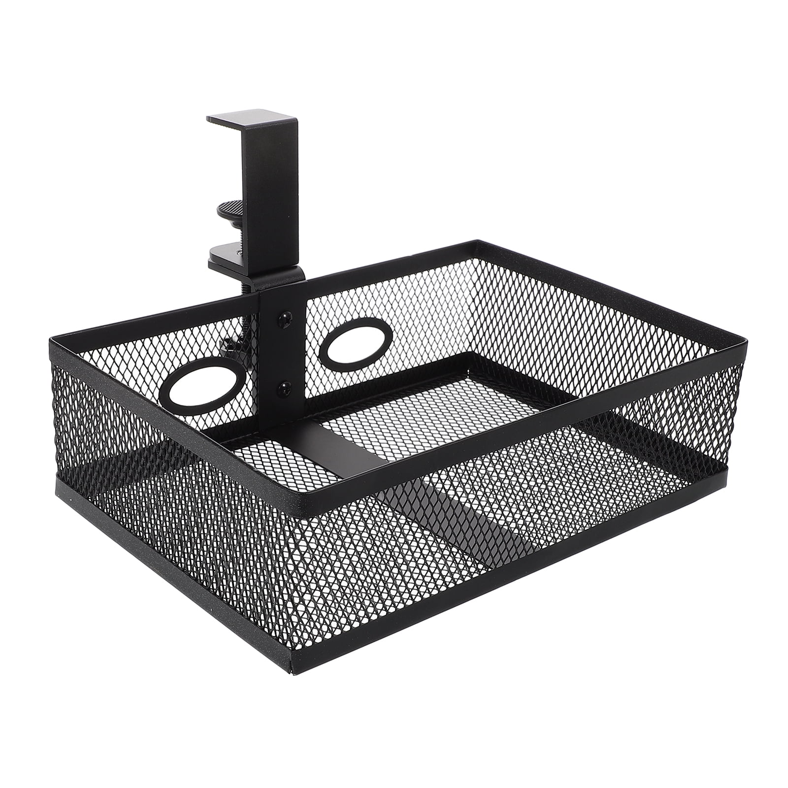 MLINS Multi Functional Under Table Storage Tray 360° Rotating Organizer ...