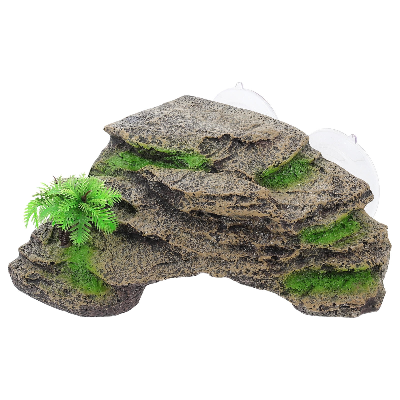 MLINS Multi Resin Decor Platform for Most Fish Tanks with Suction Cups ...