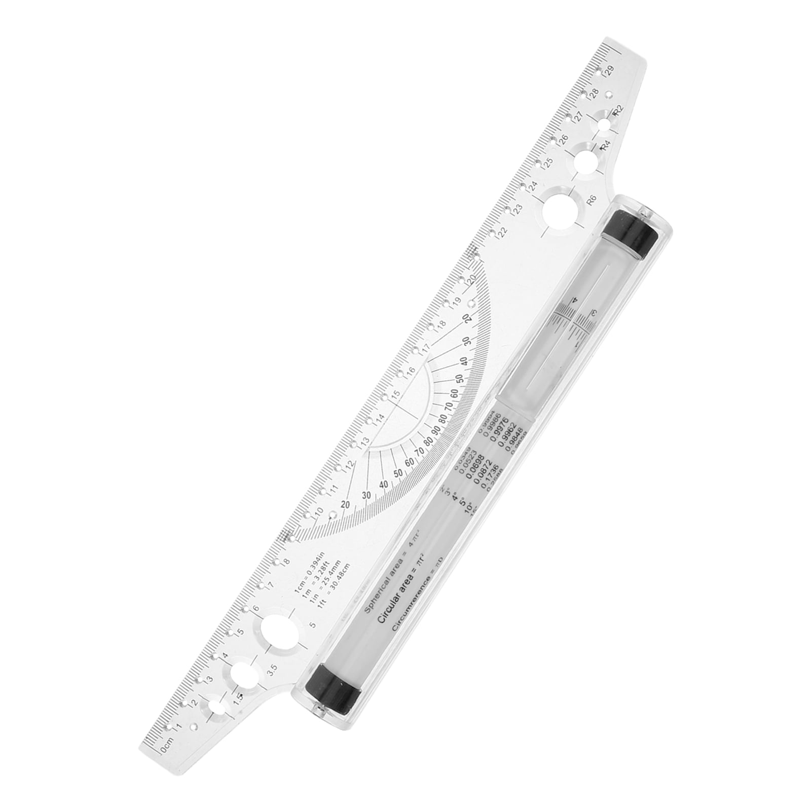 MLINS Multi-purpose Drawing Ruler Engineers Rolling Ruler Portable ...