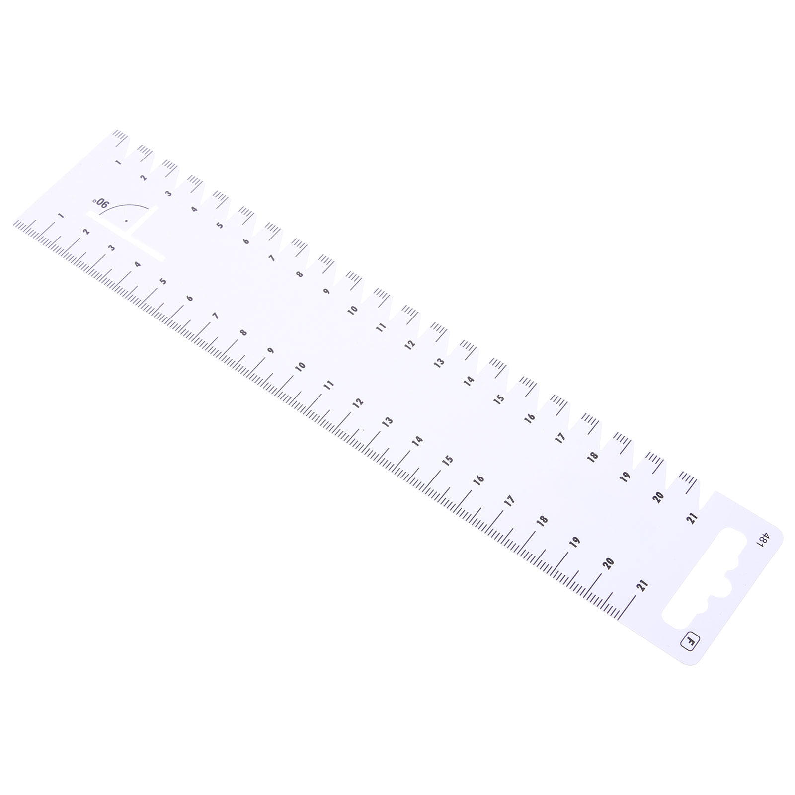 Transparent Plastic Quilting Ruler for Measuring Use with Marking Line ...