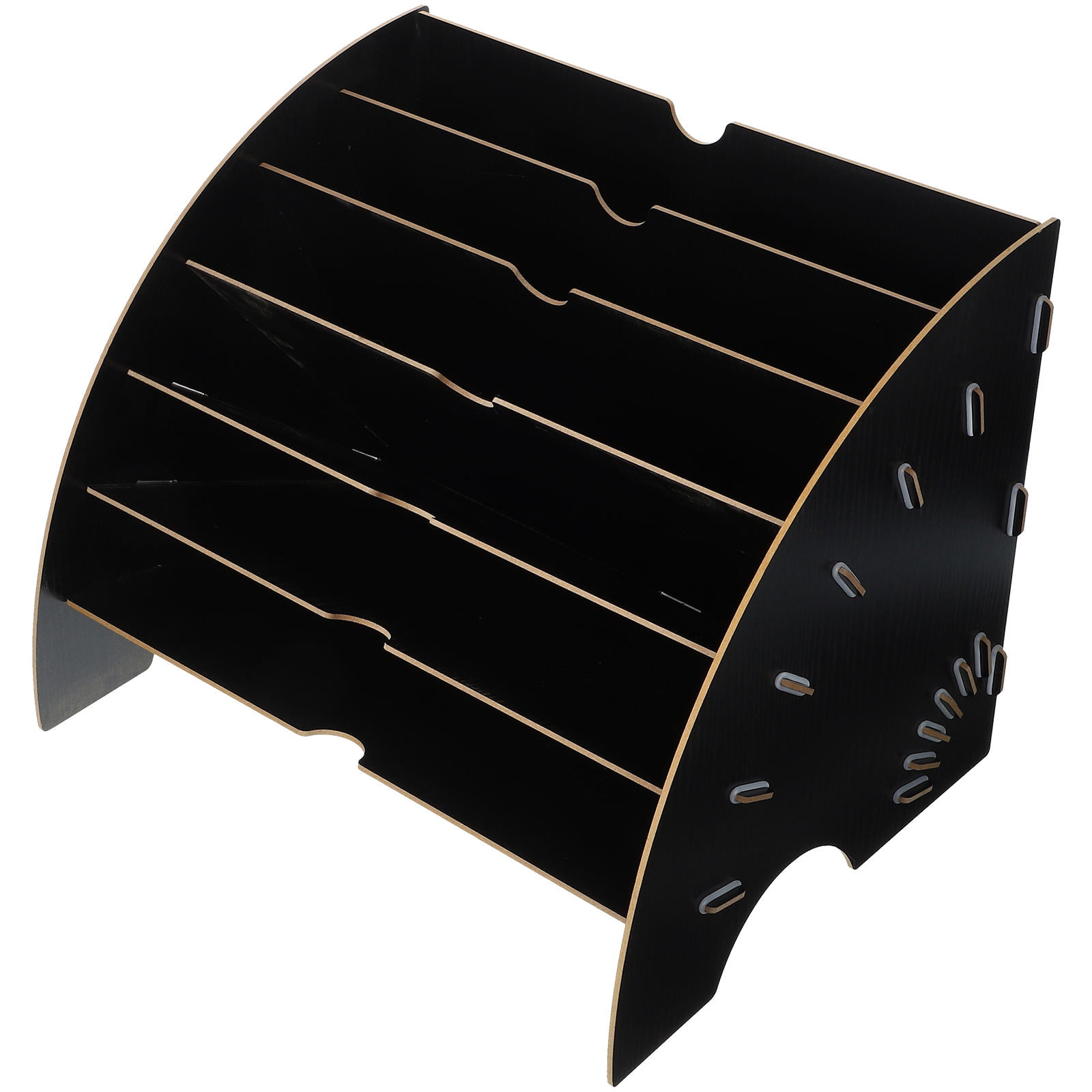 MLINS Multiple-layers File Rack Desktop Magazine Storage Stand Stable ...