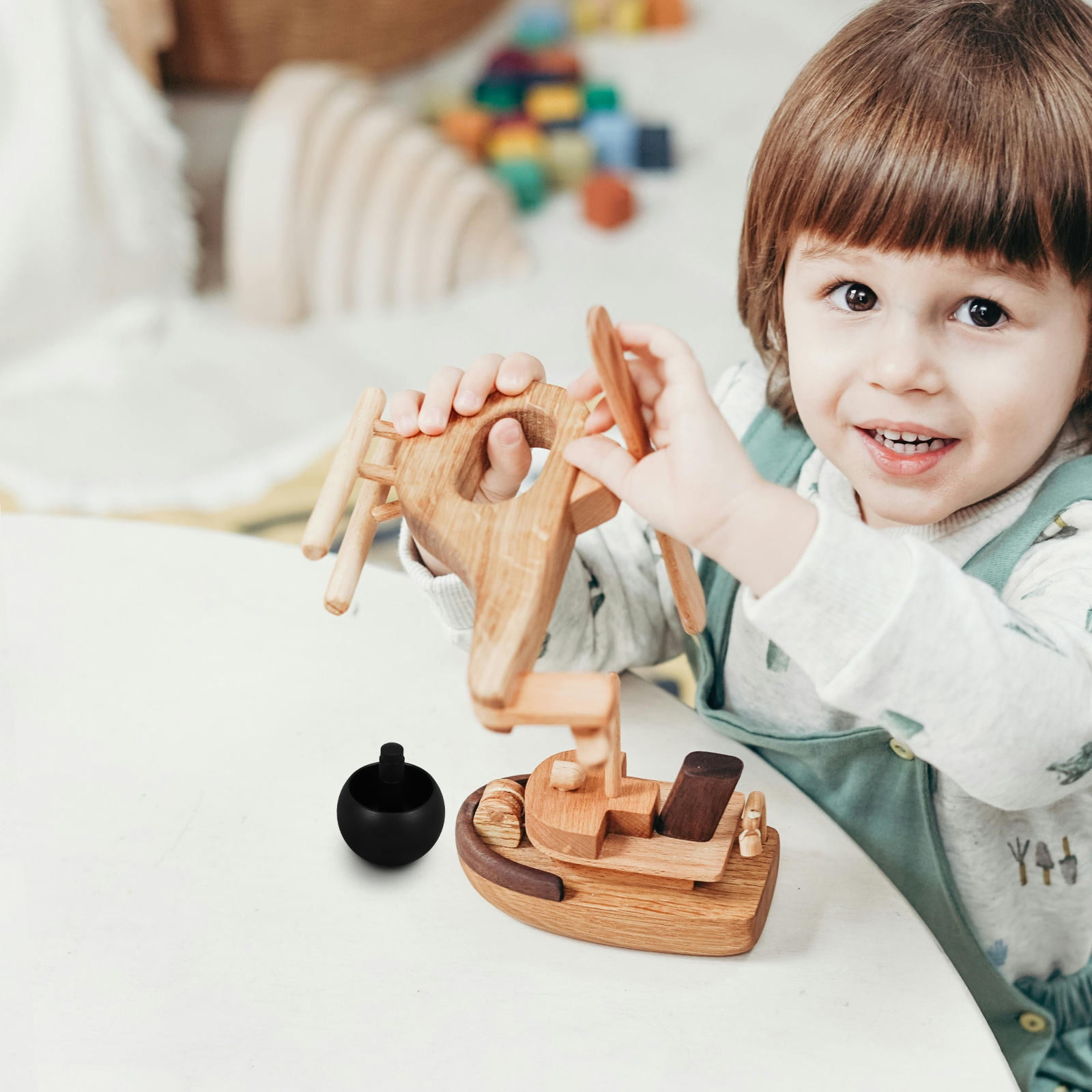 MLINS Mushroom Head Metal Spinning Top Automatic Flip Gyroscope Fidget ...