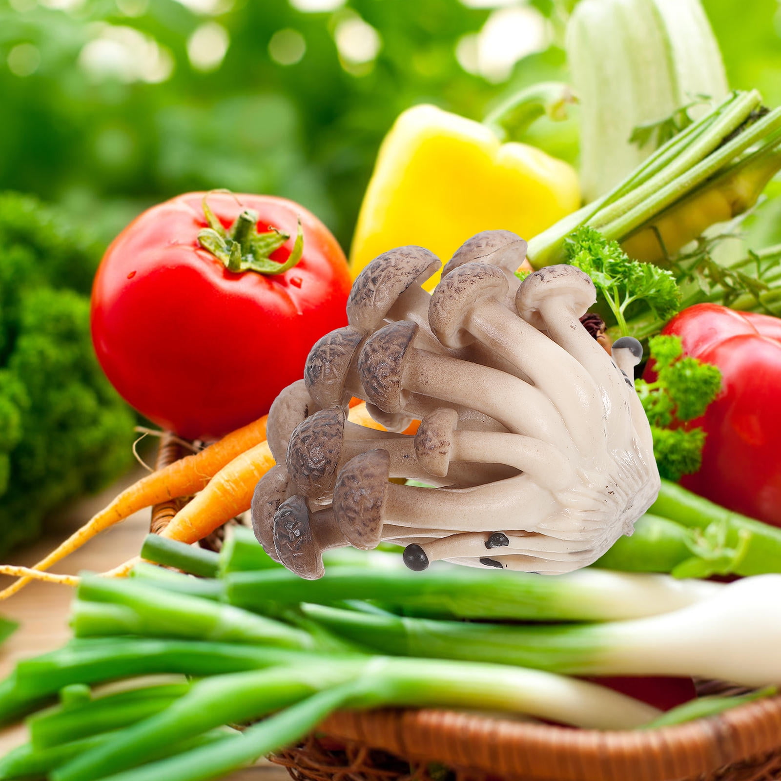 MLINS Mushroom Sculpture Fake Mushroom PVC Statue Garden Large Mushroom ...