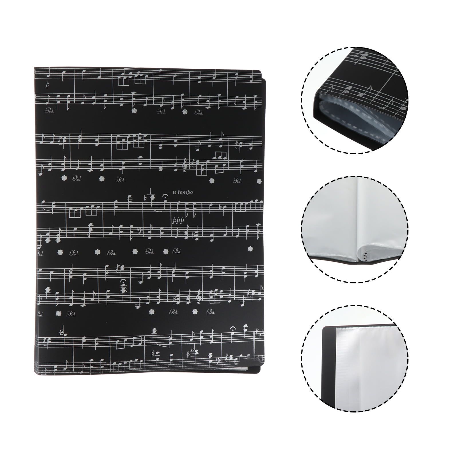 MLINS Music Stand Folder for Office Use Black Plastic A4 Size Documents ...