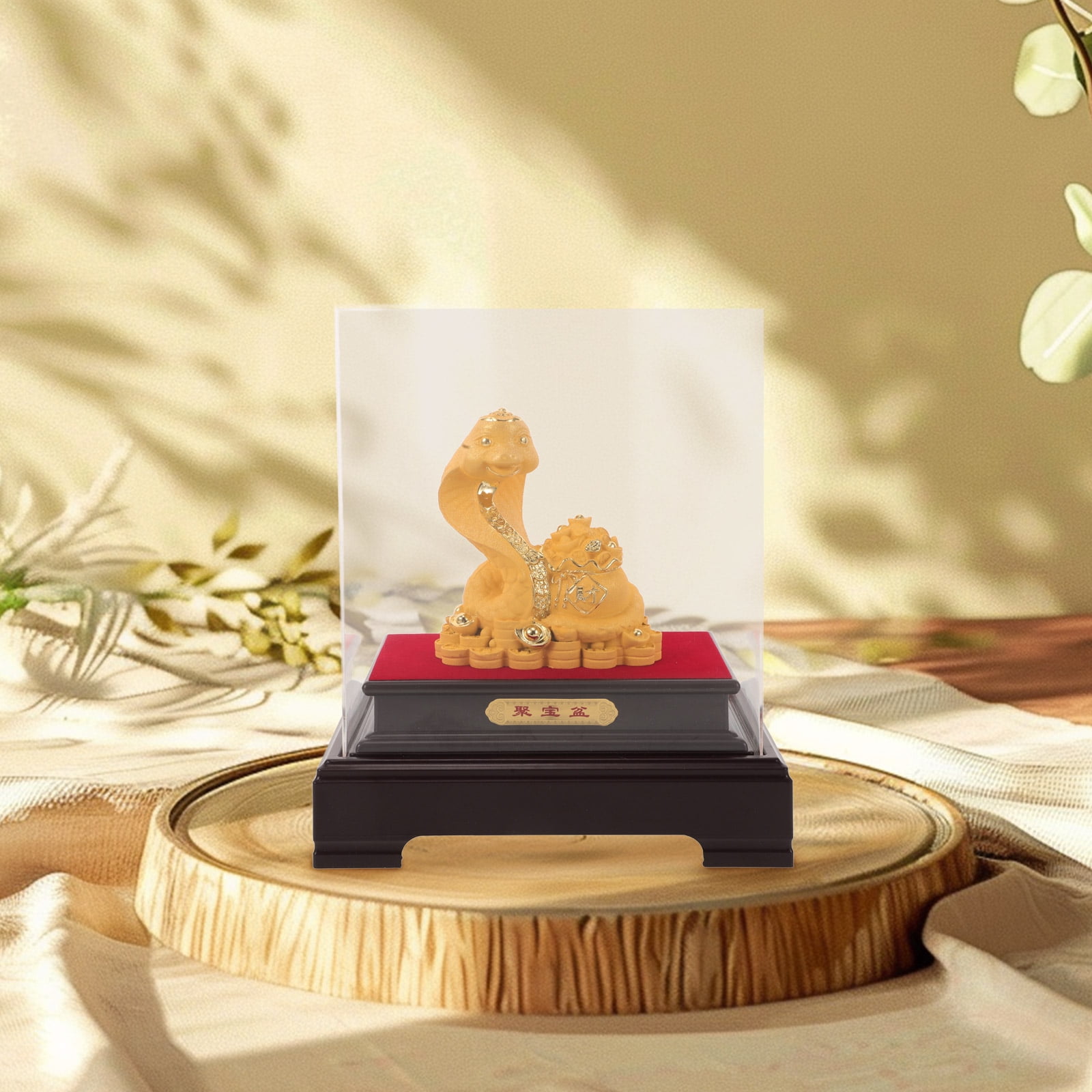 MLINS New Year Feng Shui Snake Statue Chinese Animal Snake 2025 Year ...