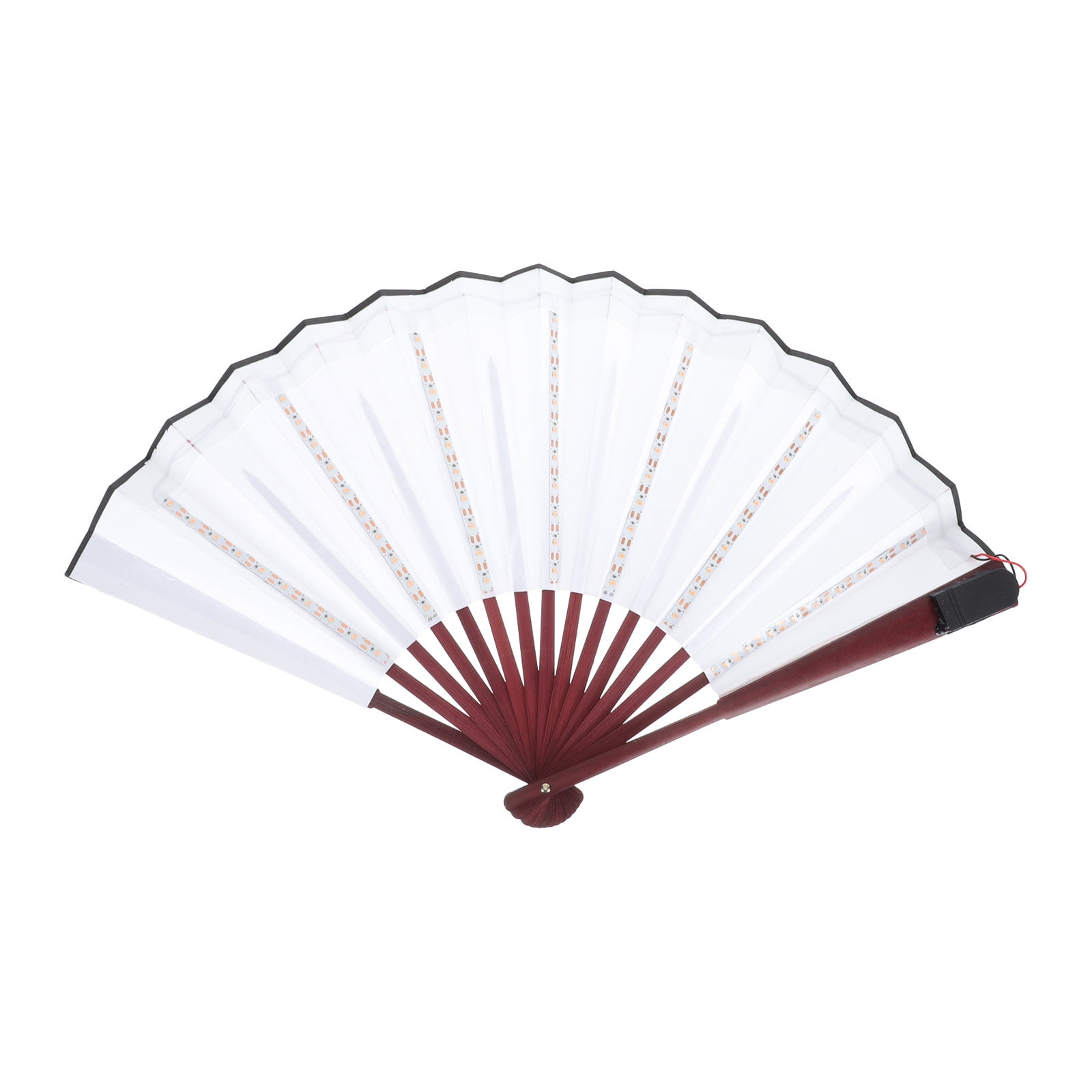 MLINS Night Club Performance Folding Fan Unique LED Folding Fan Prop ...