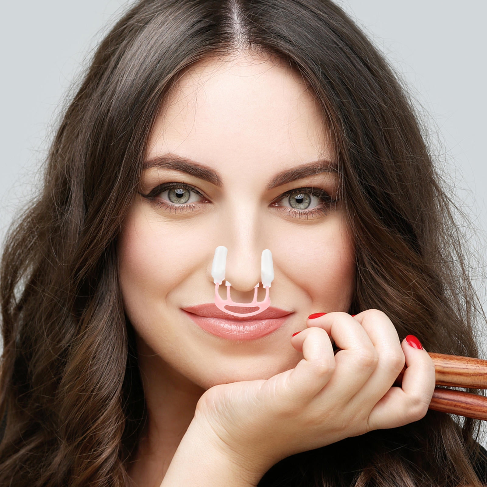 MLINS Nose Lifter Clip for Females Assorted Color Silicone Beauty Supply Practical and Effective ...