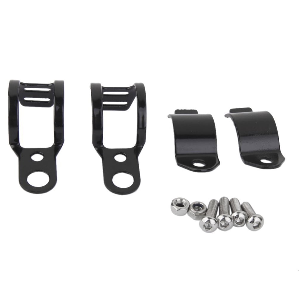 MLINS Number Motorcycle Indicators Motorbike Lights Brackets Black ...
