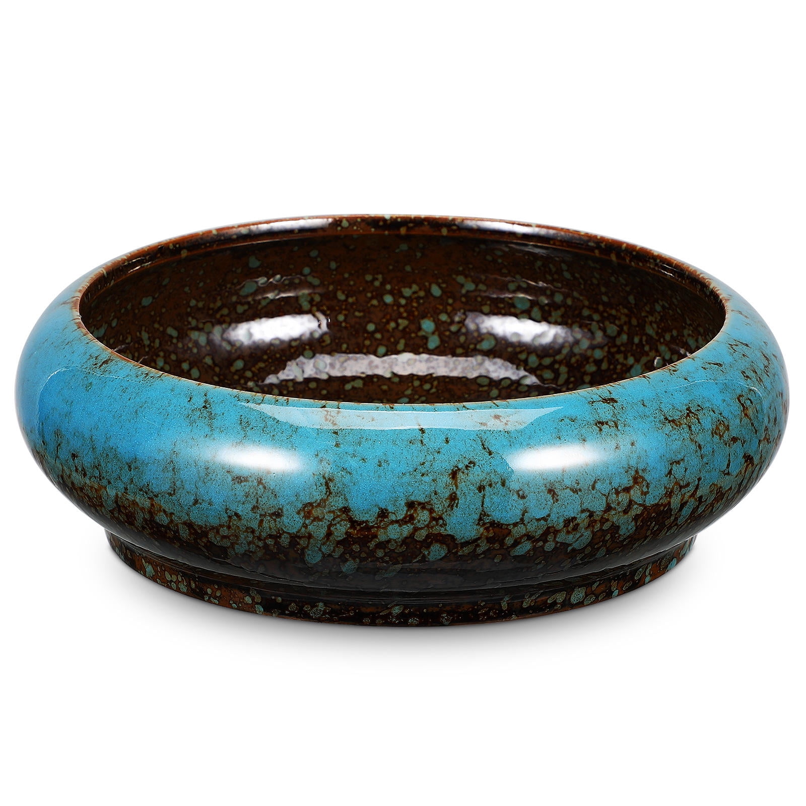 MLINS Nymphaeum Garden Lotus Bowl Planter Pots Indoor Flower Blue ...