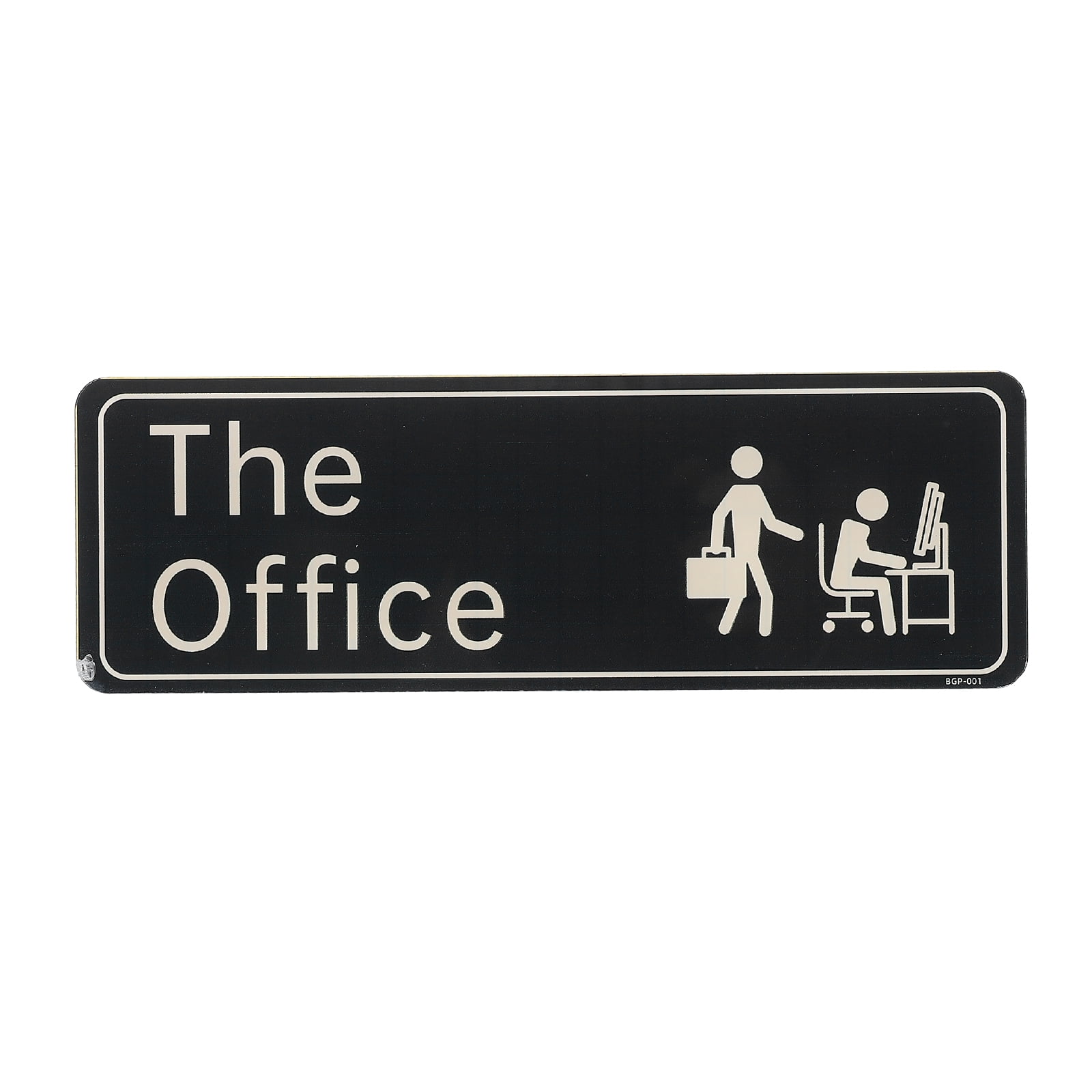 MLINS Office Sign Sticker Self Adhesive Door Decor Desk Tray Wifi Black ...