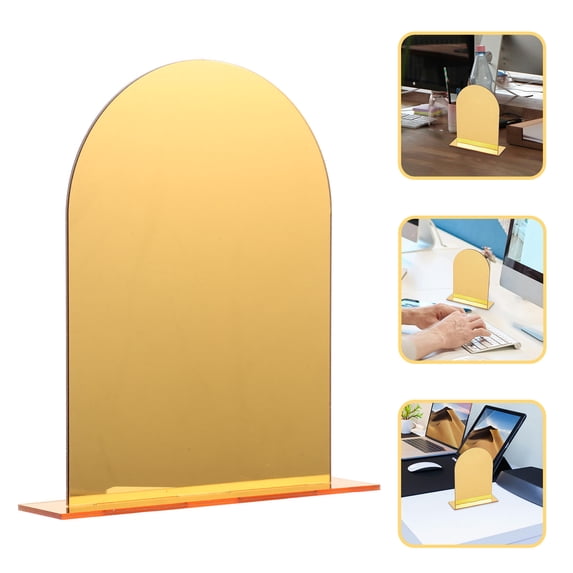 MLINS Orange Acrylic Bookends for Neat Book Storage and Organization in ...