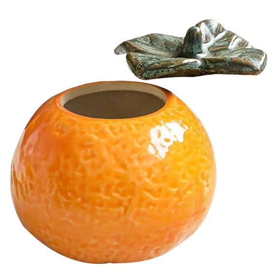MLINS Orange Canisters for Kitchen Fruit Shape Decor Storage Container ...